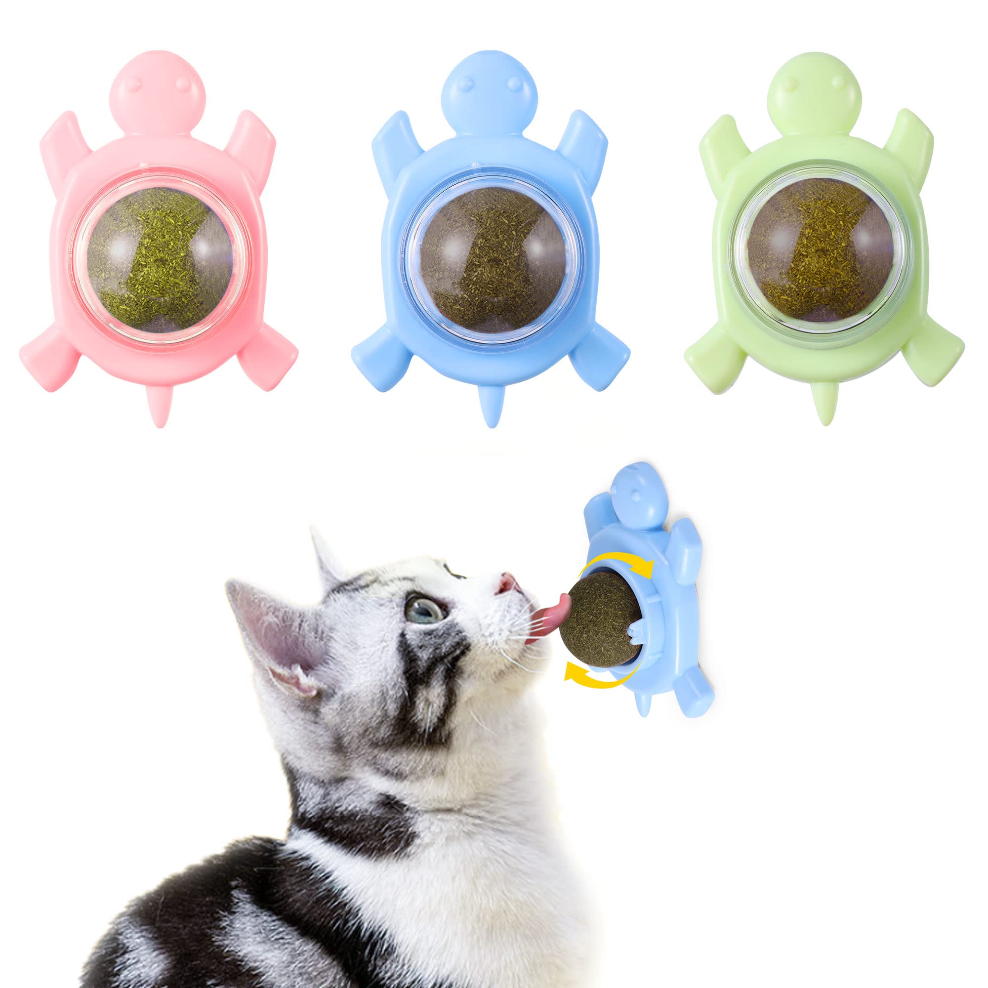 Amazon.com : GBSYU Catnip Ball ‖ Catnip Balls for Cats Wall: silvervine ...