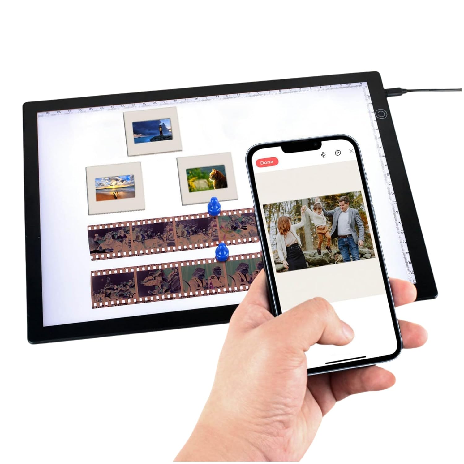 Slide Viewer Light Pad Backlight for Viewing, Scanning Negatives and ...