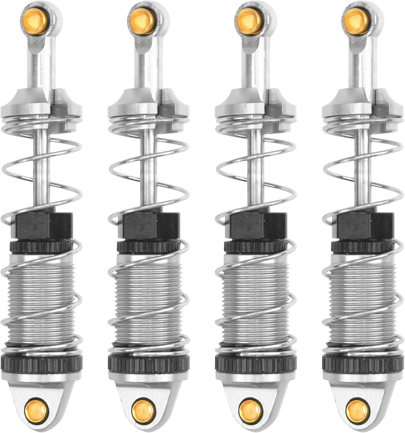 Amazon.com: 4Pack ShareGoo RC Car Shock Absorbers Metal Shocks Damper ...