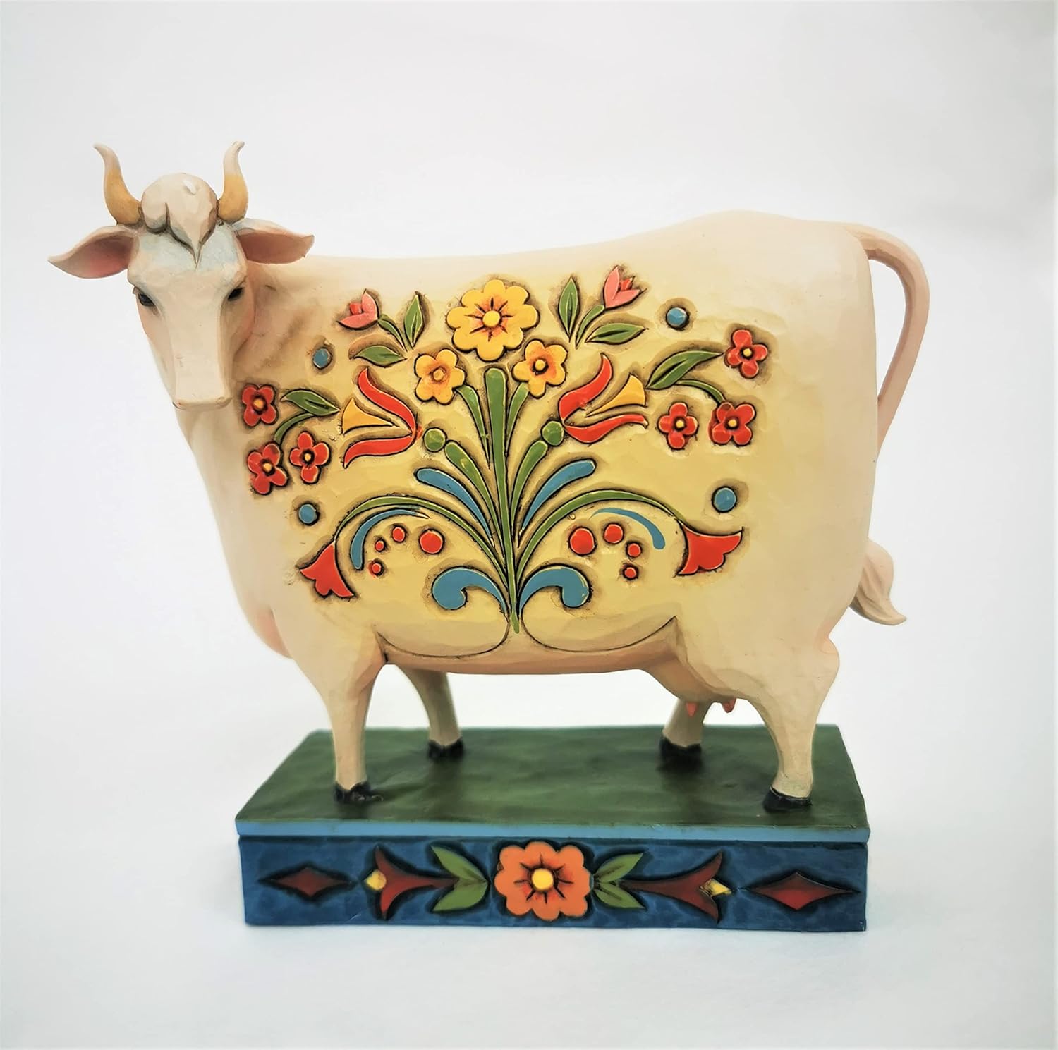 Amazon.com: Heartwood Creek Jim Shore Til The Cows Come Home Folk Cow ...