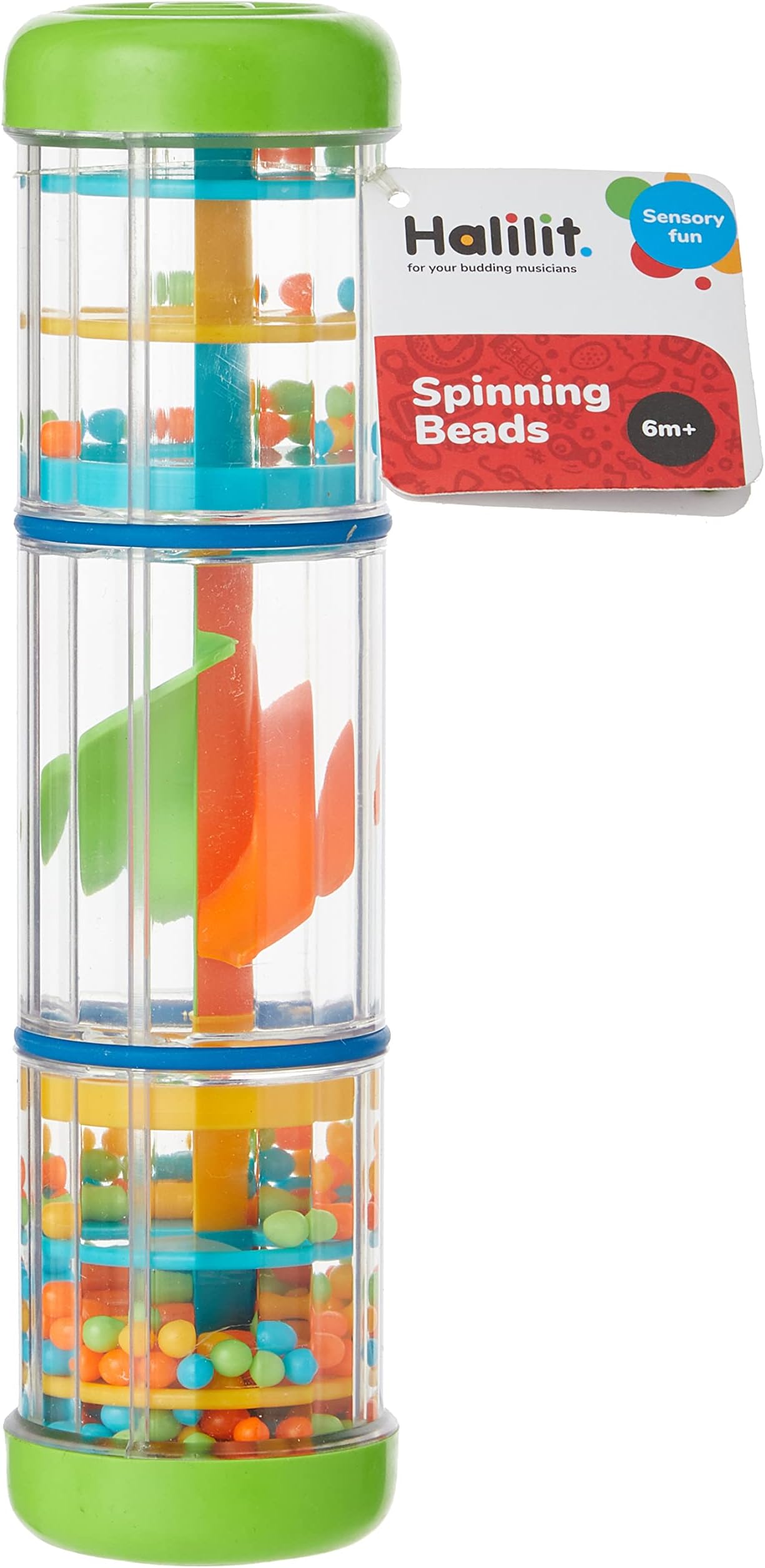 Halilit Rainbospinner Musical Instrument. Rainbow Rainmaker Shaker ...