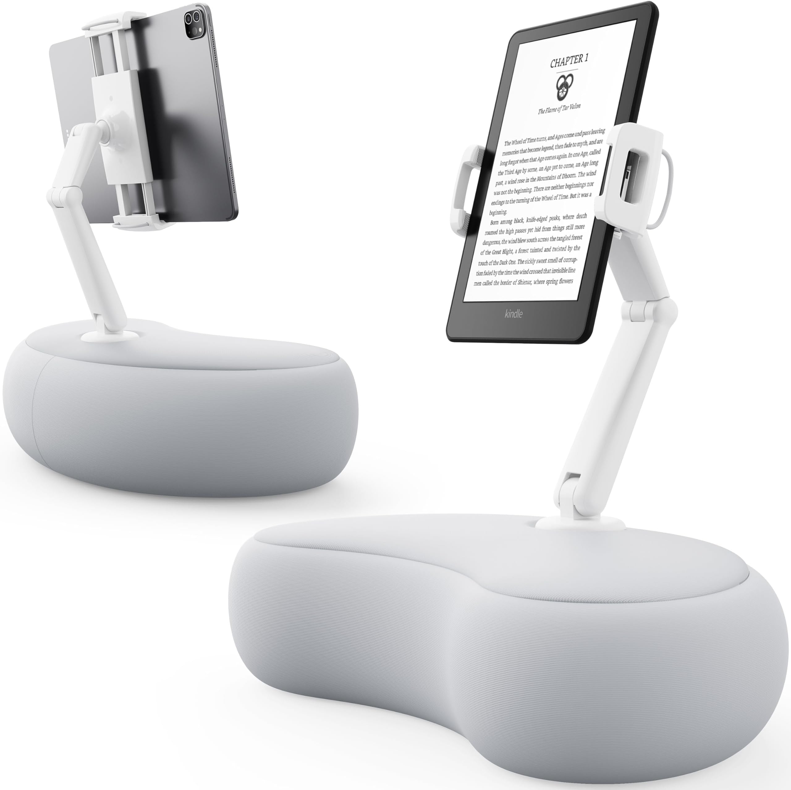 SAIJI Tablet Kindle Holder Pillow, Compatible with 4.7”-15.6” Kindle ...