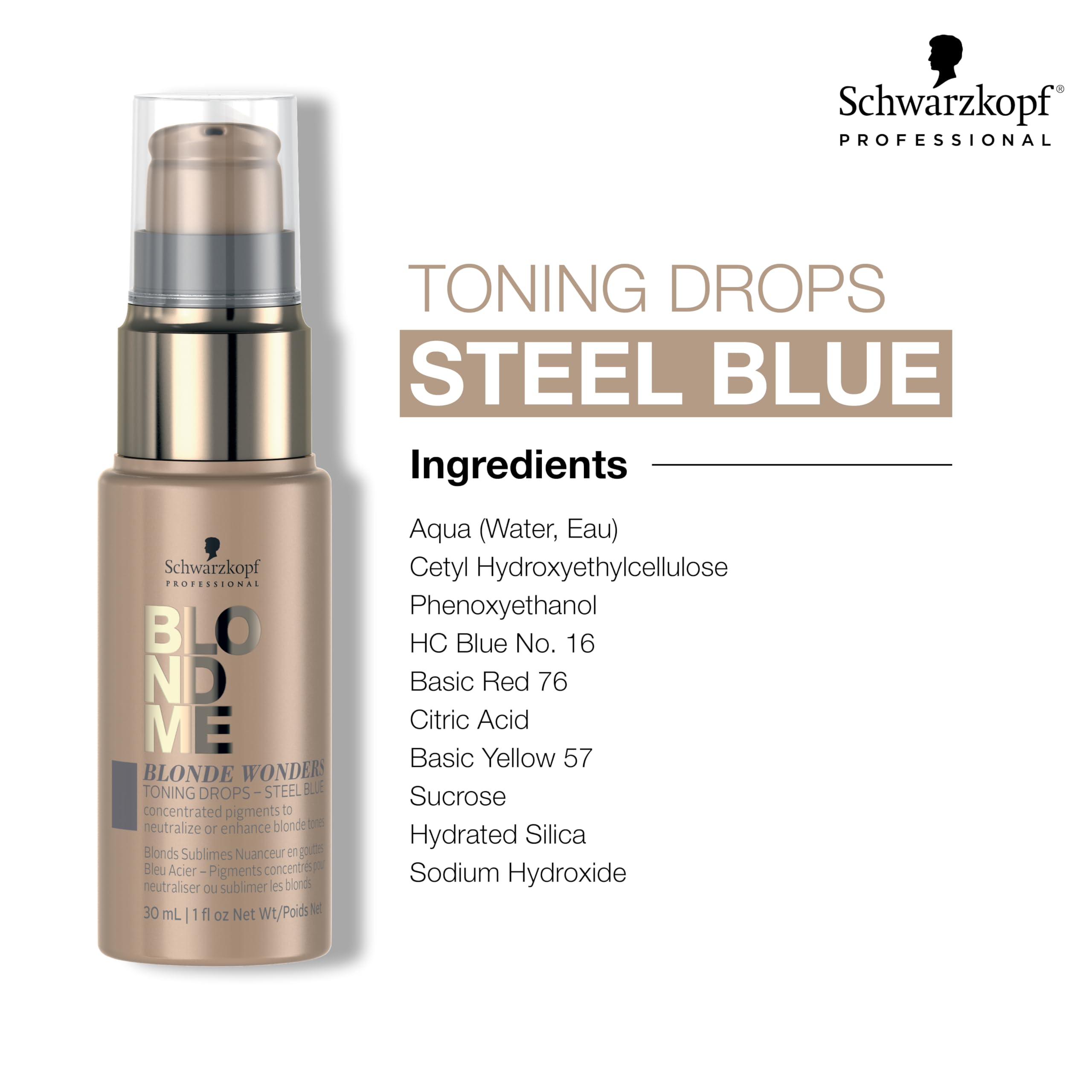 Snapklik.com : BLONDME BLONDE WONDERS Steel Blue Toning Drops ...