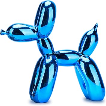 Amazon.com: XIAOMAGG Blue Balloon Dog Decor,Balloon Animal Decor,Shelf ...