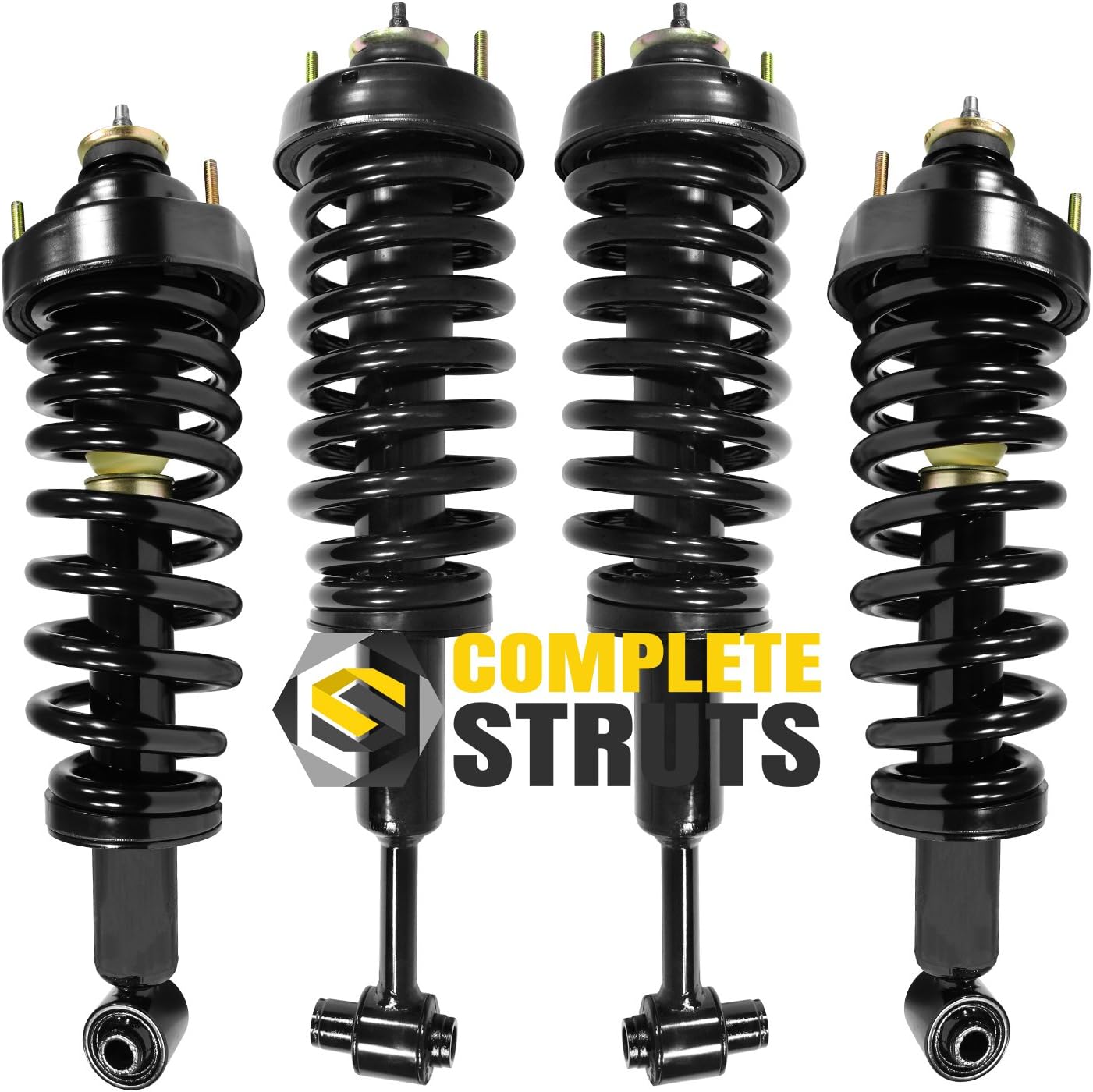 Amazon.com: Front & Rear Quick Complete Struts Assembly with Coil ...