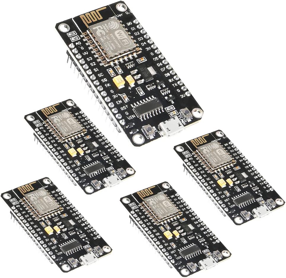 5pcs ESP8266 WiFi Development Module, Dealikee CH 340 Serial Wireless ...