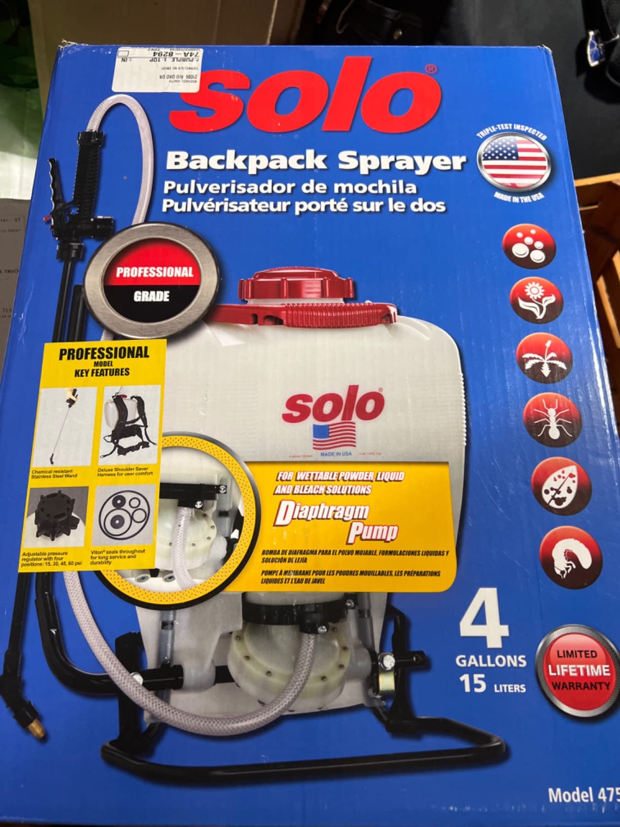$21/mo - Finance SOLO Model 475-B Professional Backpack Sprayer, 4 ...
