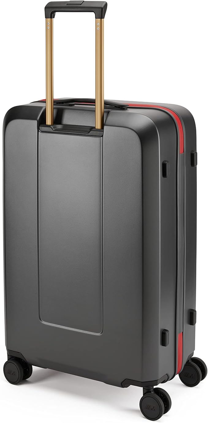 BMW Genuine M Trolley Dark Grey 70L Hard Shell 4 Wheels Suitcase ...