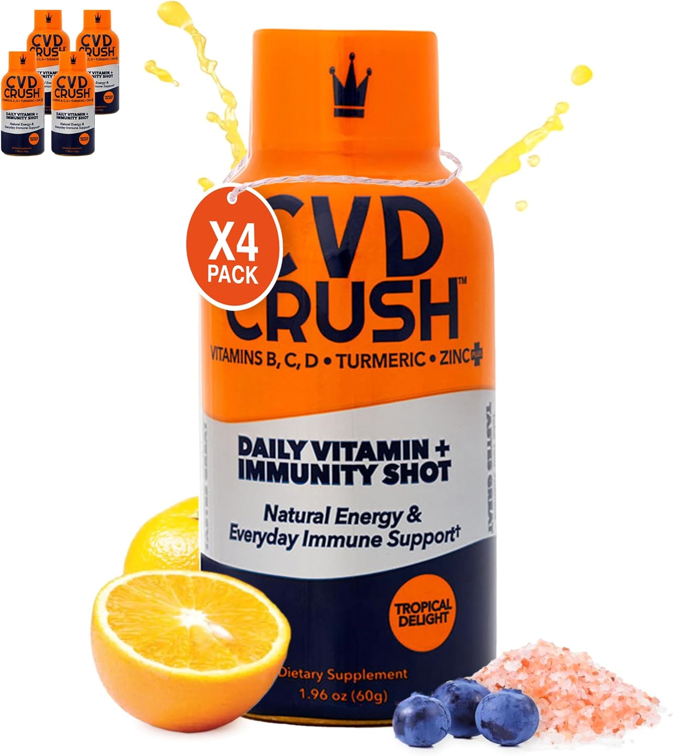 Amazon.com: CVD Crush Liquid Multivitamin | Sugar Free | Ready to Drink ...