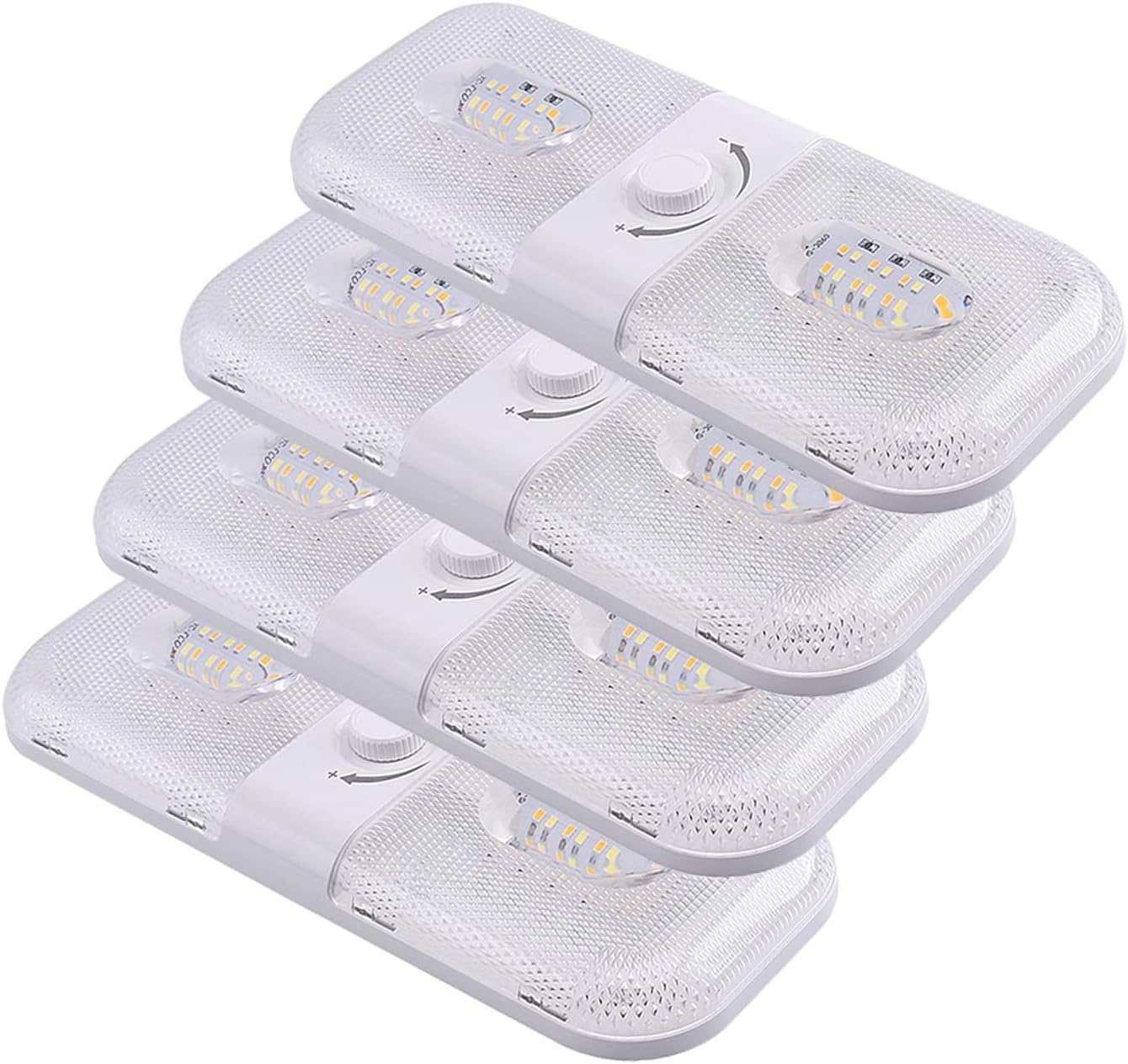 12V LED RV Lights with ON/Off Switch -Dimmable 3 Color Temperature 10W ...