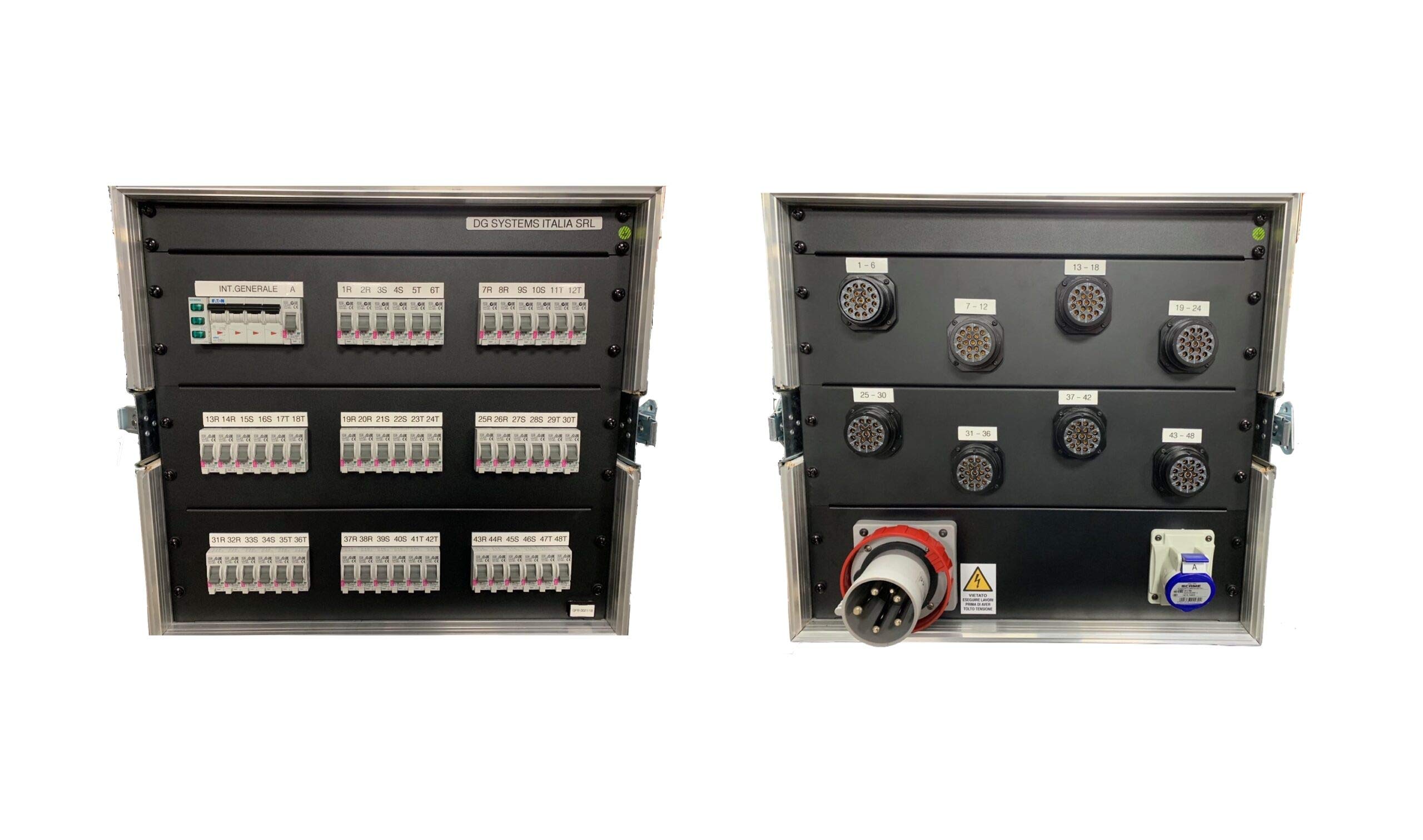 Buy DG Systems - Electrical panel in flight case for power via 8 ...