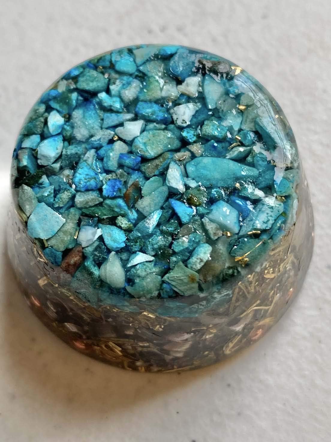 Amazon.com: Turquoise Orgone Generator Energy Accumulator 7.83Hz/432Hz ...