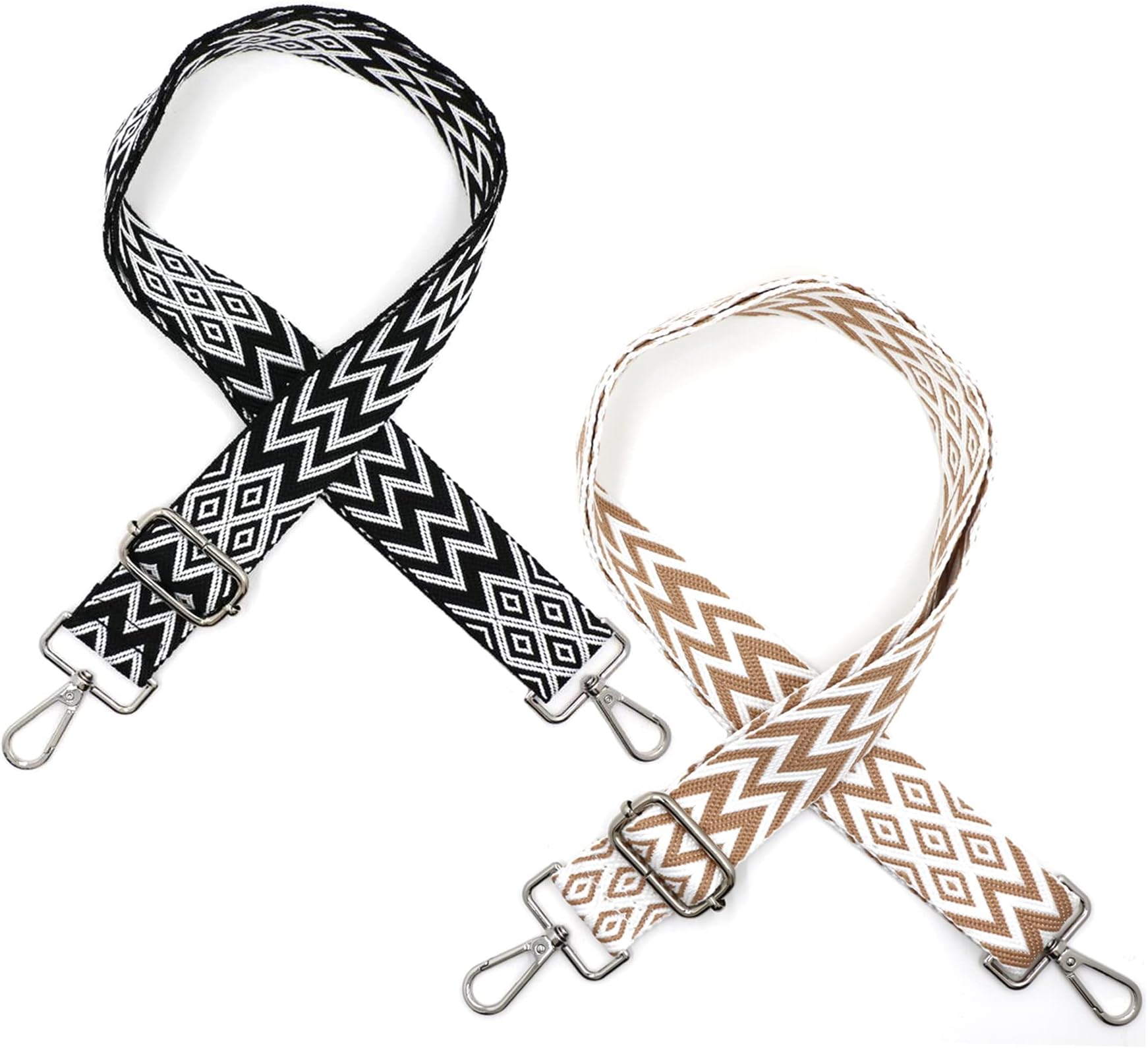 Pack of 2 Boho Adjustable Shoulder Straps for Bags Width 3.8 cm, Bag ...