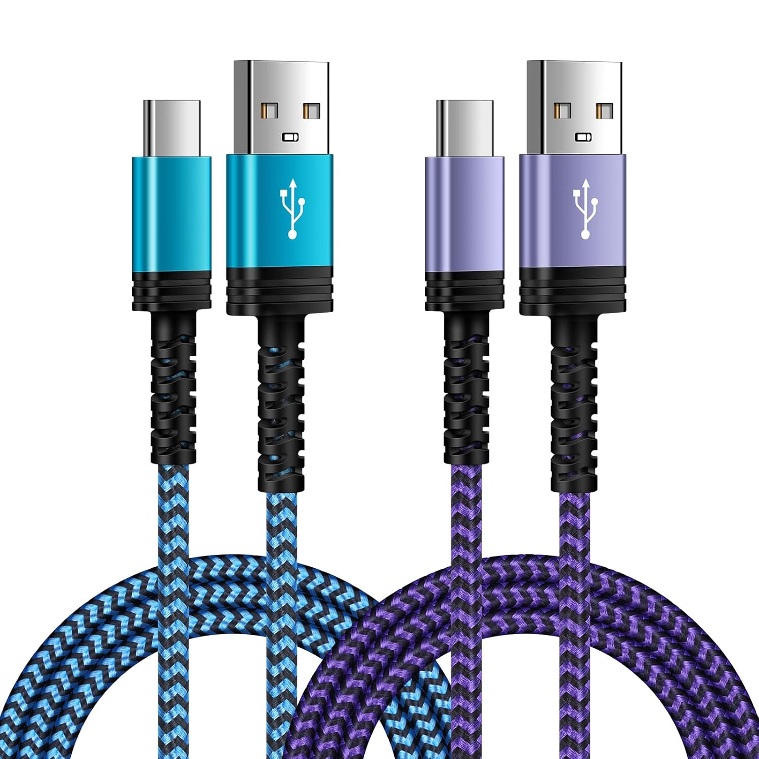 Amazon.com: USB Type C Charger Cable,[2-Pack 6FT]Android Charger Cable ...