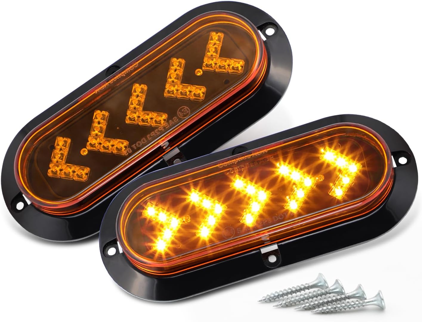 Amazon.com: LEADTOPS 2 Pcs 33 SMD LED Arrow Panel lights, Mini Marker ...