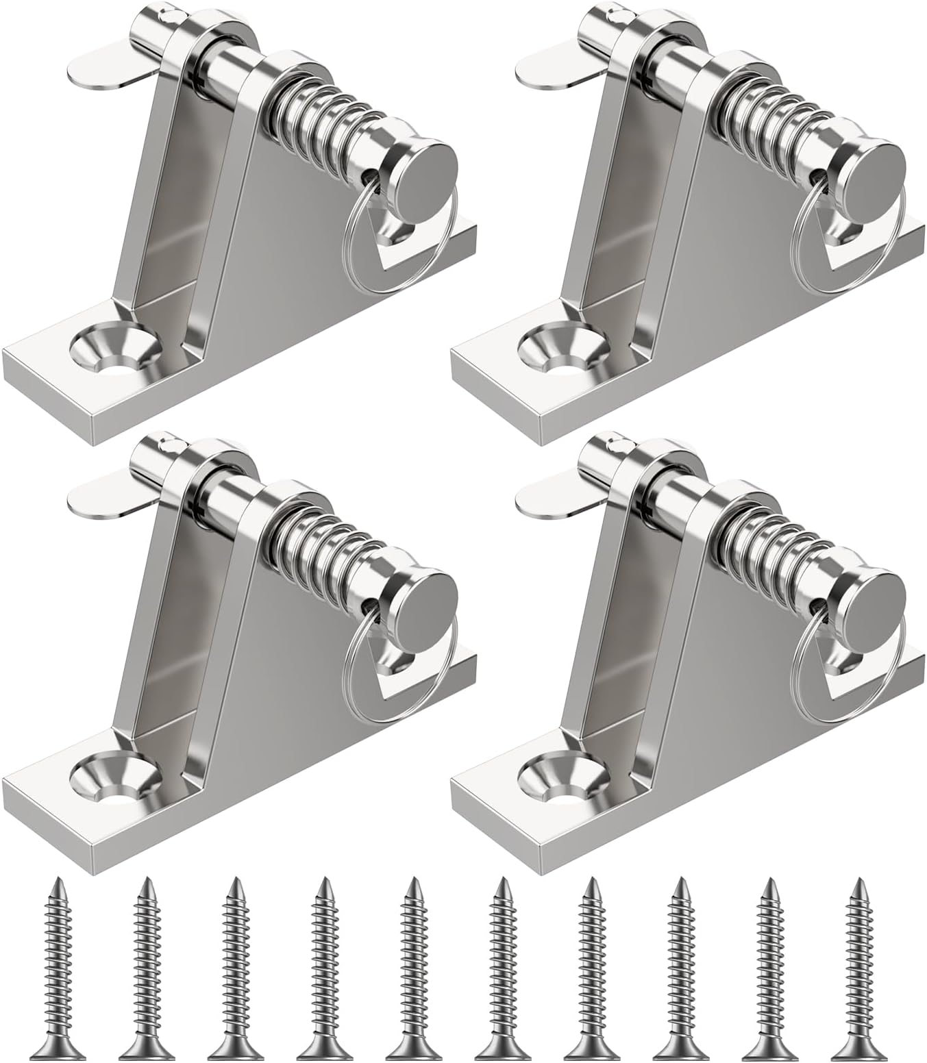 Amazon.com: Pair of Marine Boat Hinge Mount Bimini Top Fitting Hardware ...