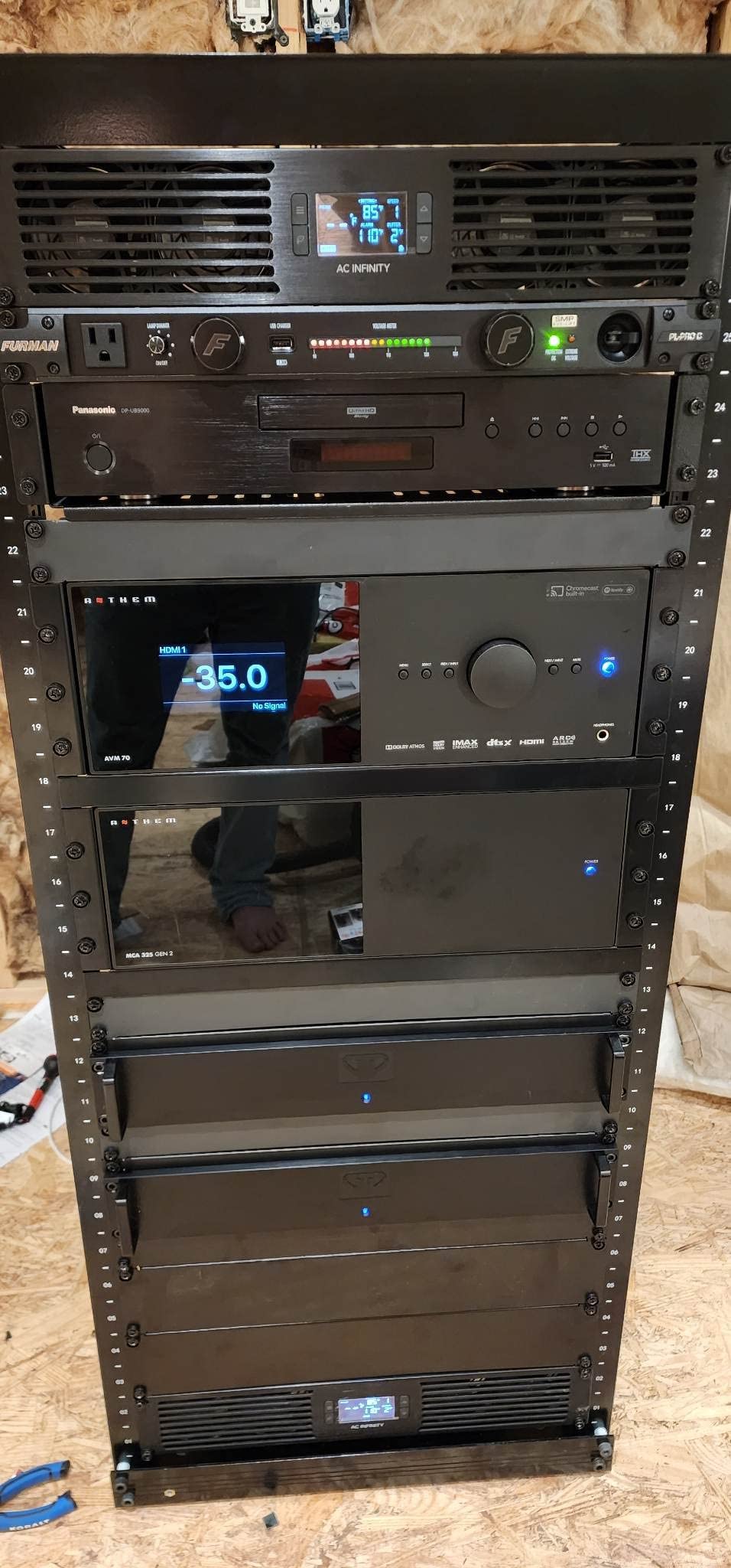 $7/mo - Finance QiaoYoubang 5 Pack of 1U Blank Panel - Metal Rack Mount ...