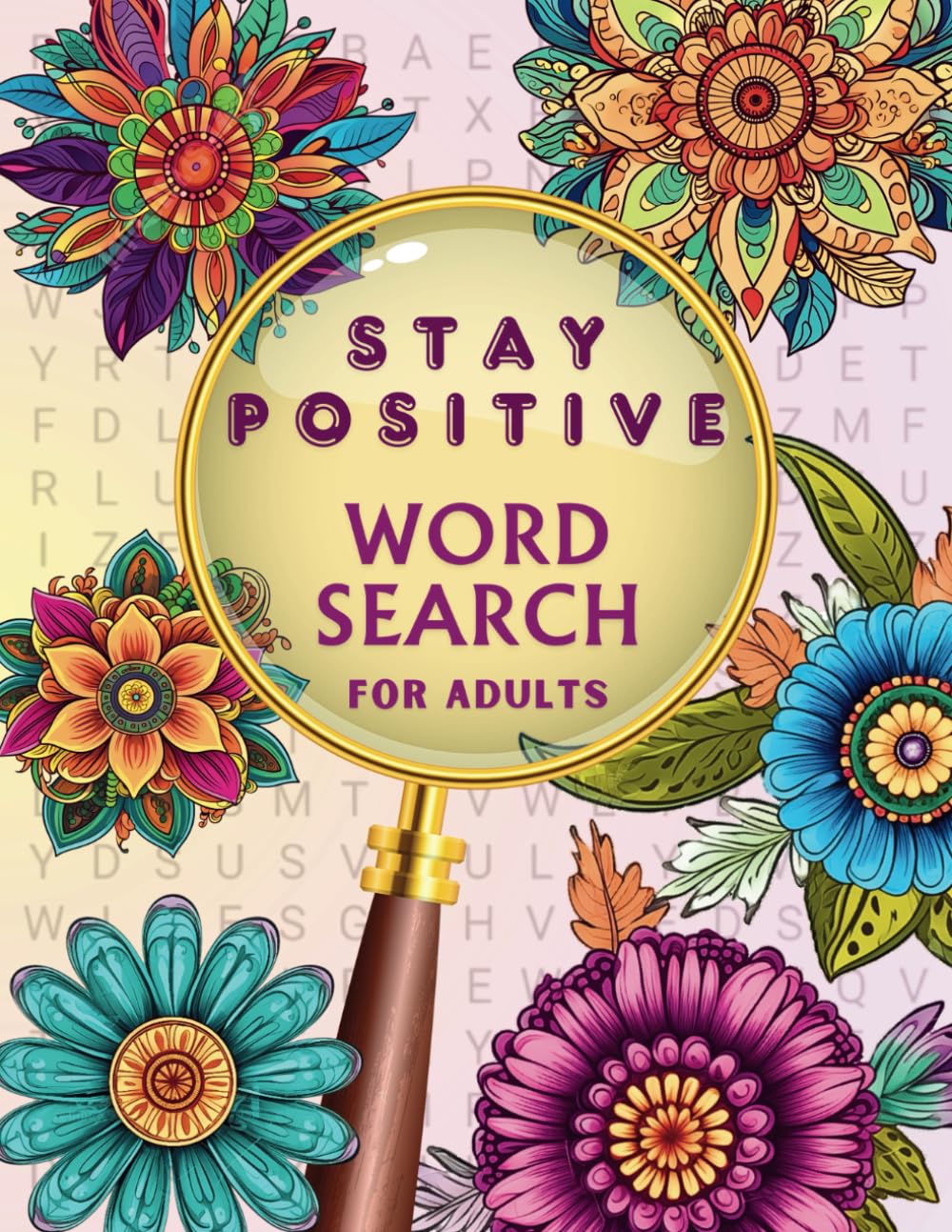 Amazon.com: Stay Positive Word Search: Uplifting Word Puzzles for ...