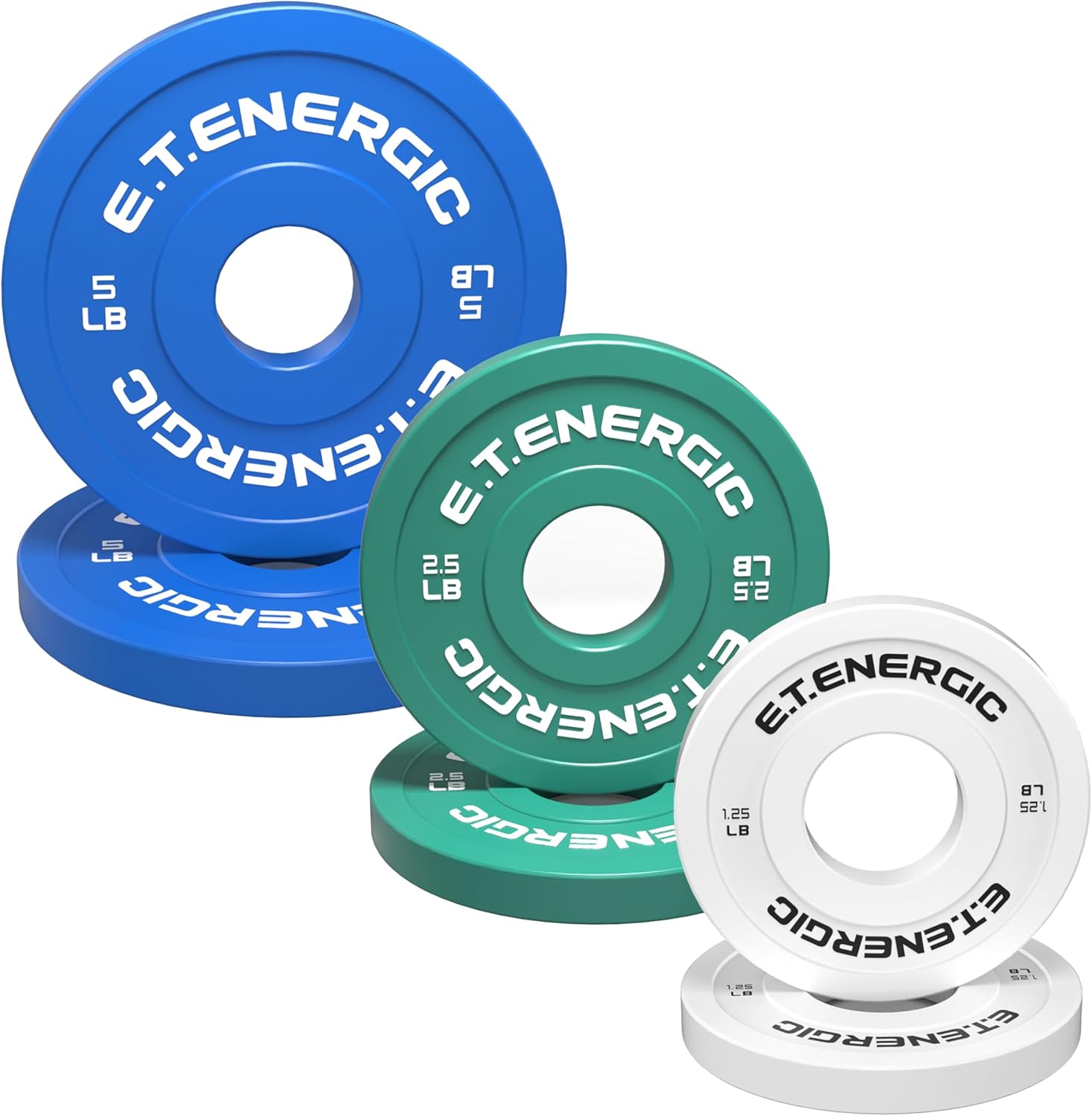 Fractional Weight Plates Set, Odorless Micro Weight Plates for Olympic ...