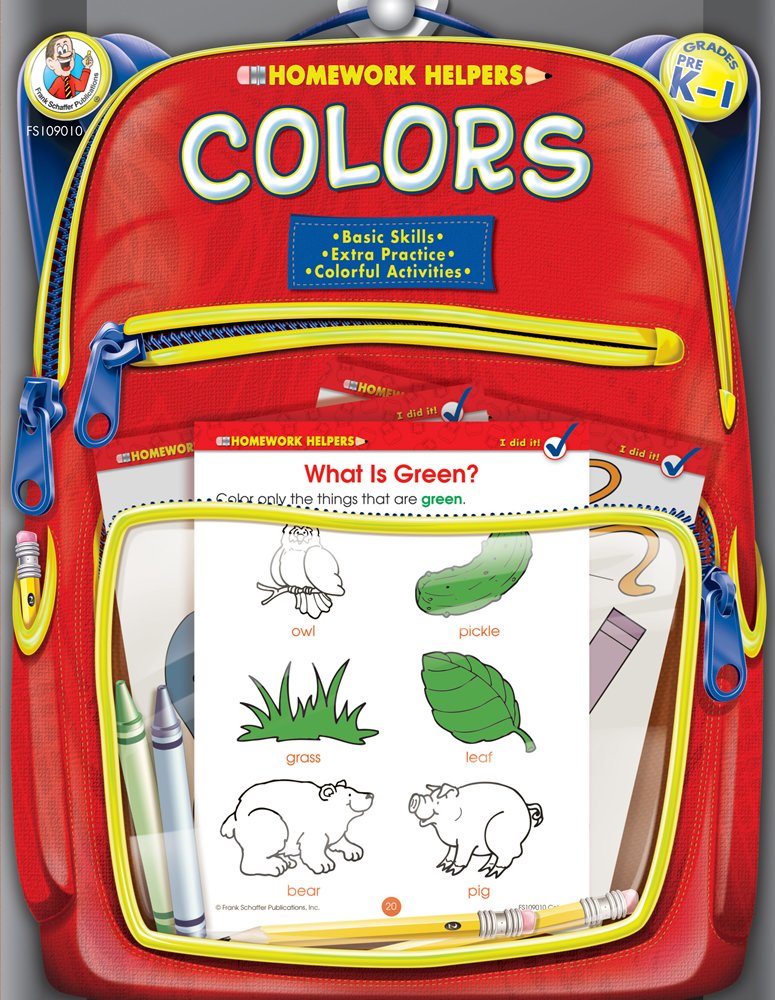 Amazon.com: Colors, Grades PK - 1 (Homework Helper): 9780768206814 ...