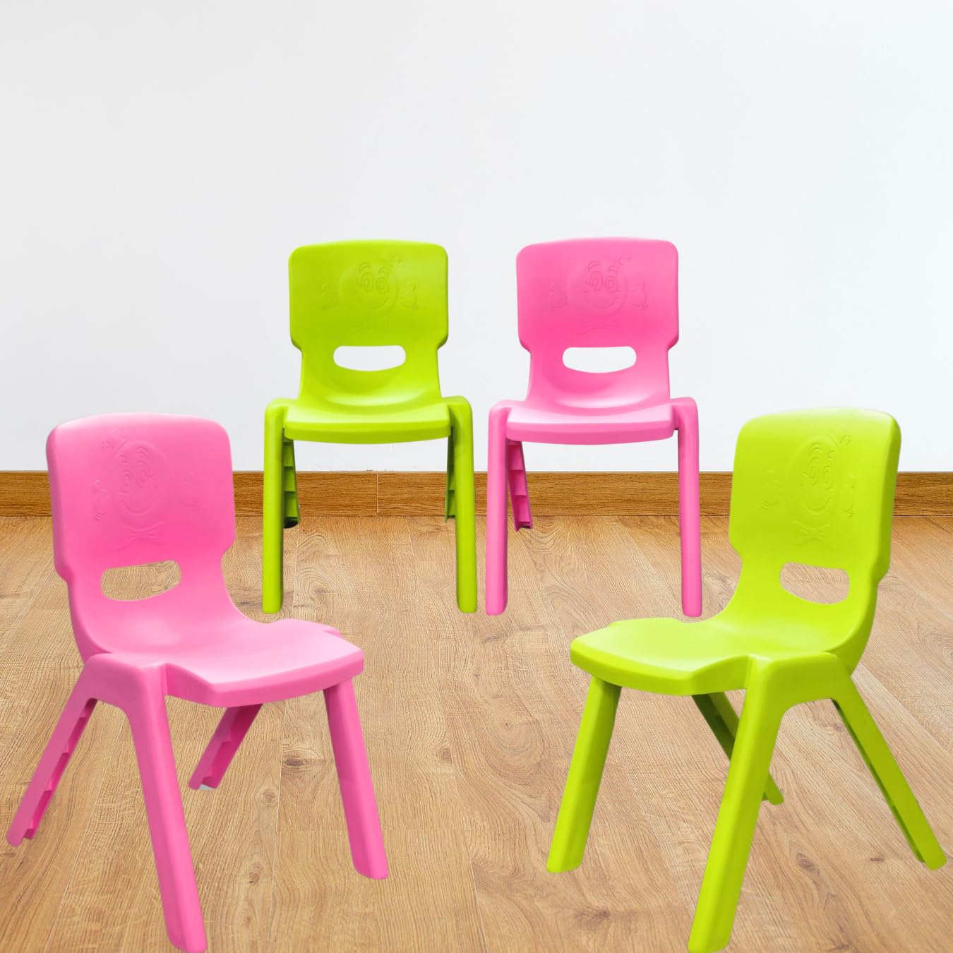 RUDRAMS Big Kids Chair for 4 to 10 Years | Strong Plastic Chair for ...