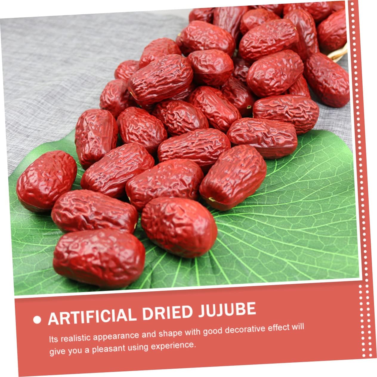 ULDIGI 30pcs Simulated Jujube Fruit Home Decor Strawberry Vase Models ...