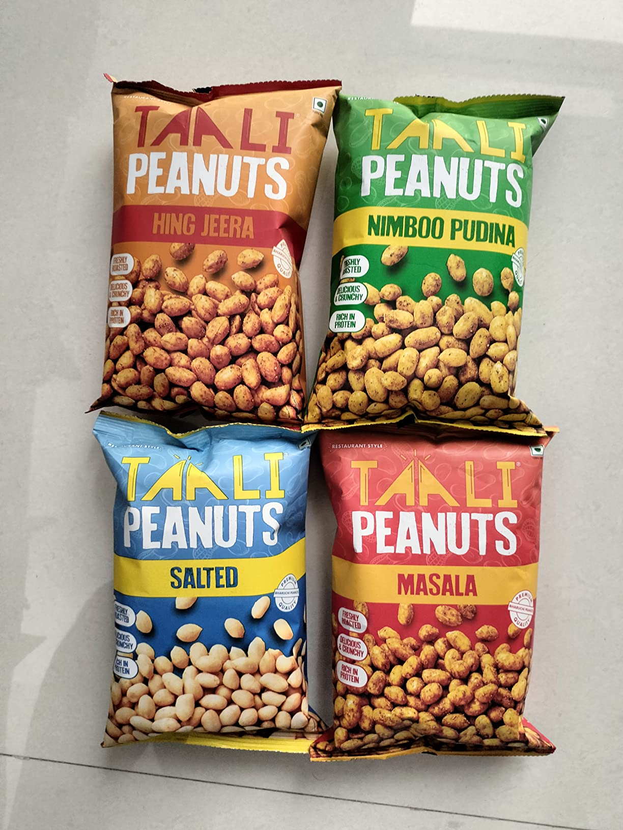 Taali Roasted Peanuts | Try All Flavors | Crunchy Healthy Snacks | No ...
