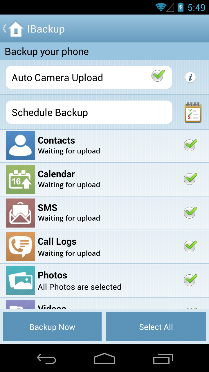 IBackup - App on Amazon Appstore