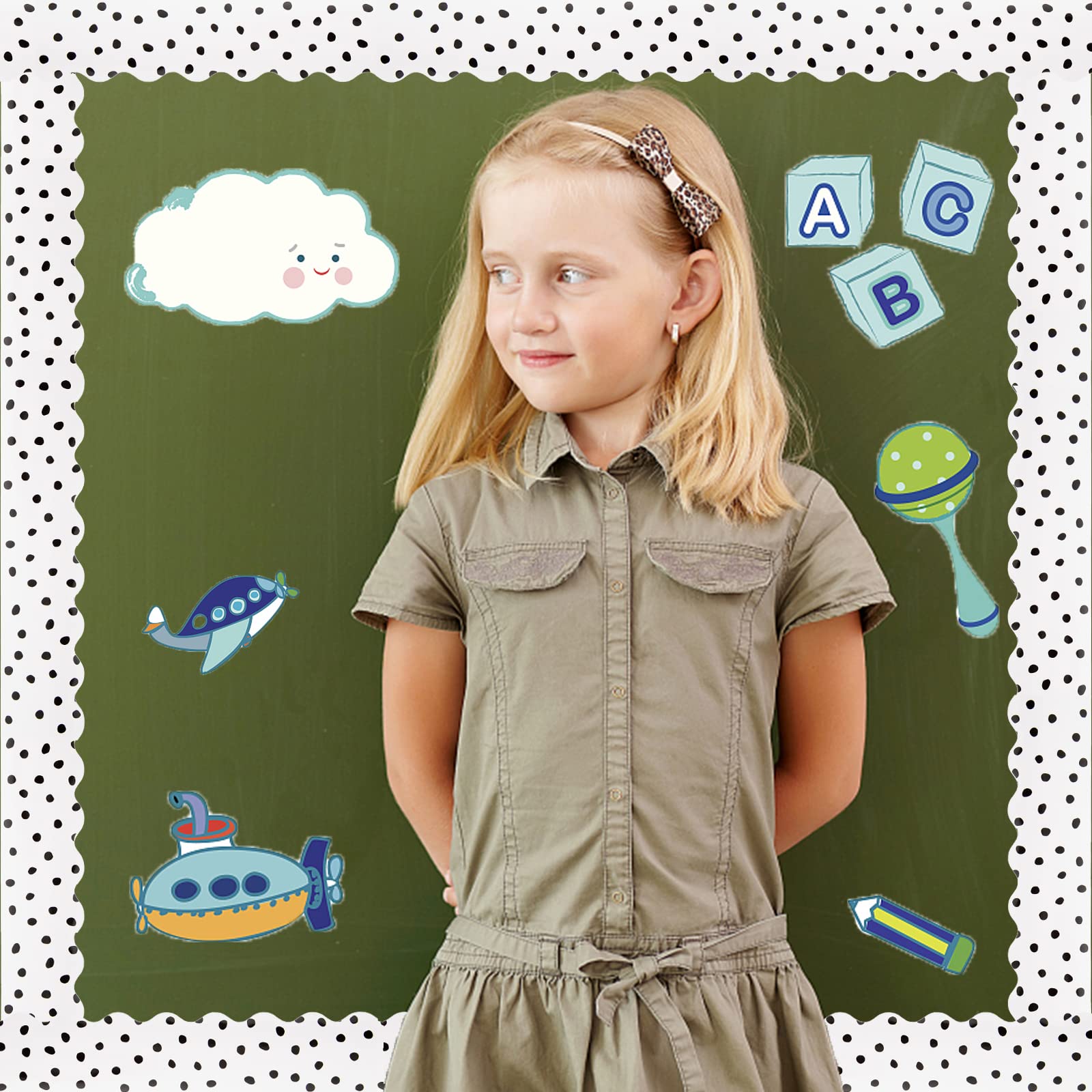 Snapklik.com : 99 Feet Black Painted Dots Bulletin Board Borders 3 ...