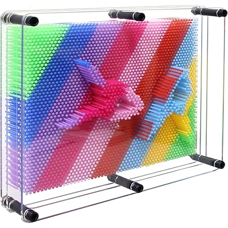 Amazon.com: E-FirstFeeling 3D Pin Art Toy Extra Large 10" X 8" Pin Art ...