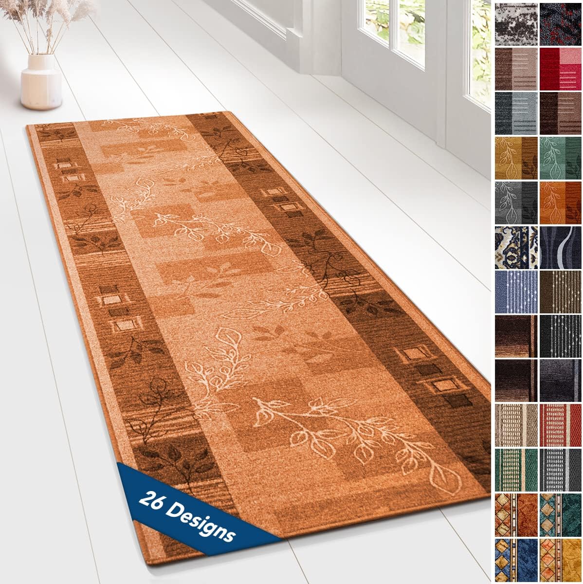 KARAT Modern Carpet, Pattern Design Rug by the Metre, Non-slip Floor ...
