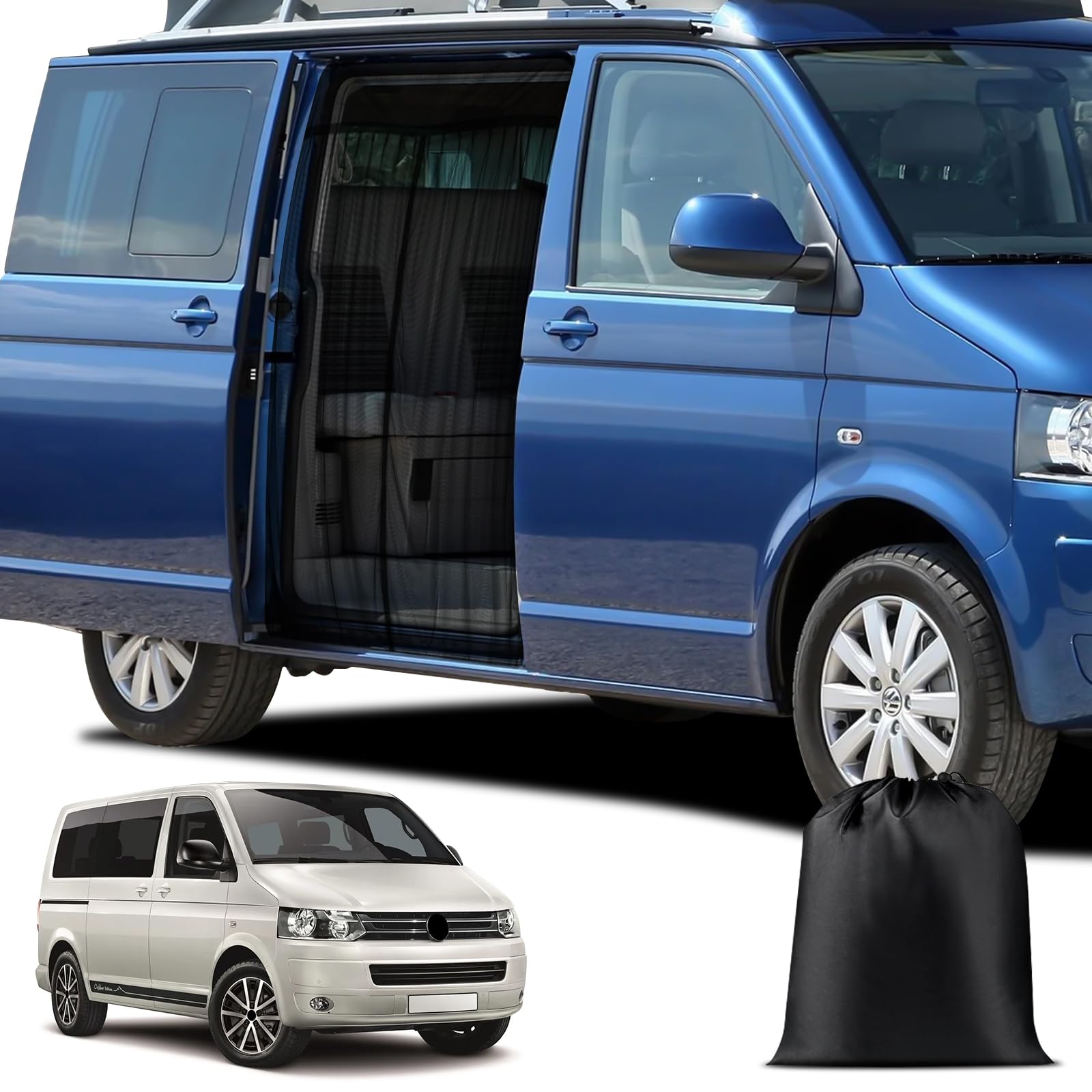 Universal Van Door Screen With Magnets Magnetic Van Bug Screen For ...