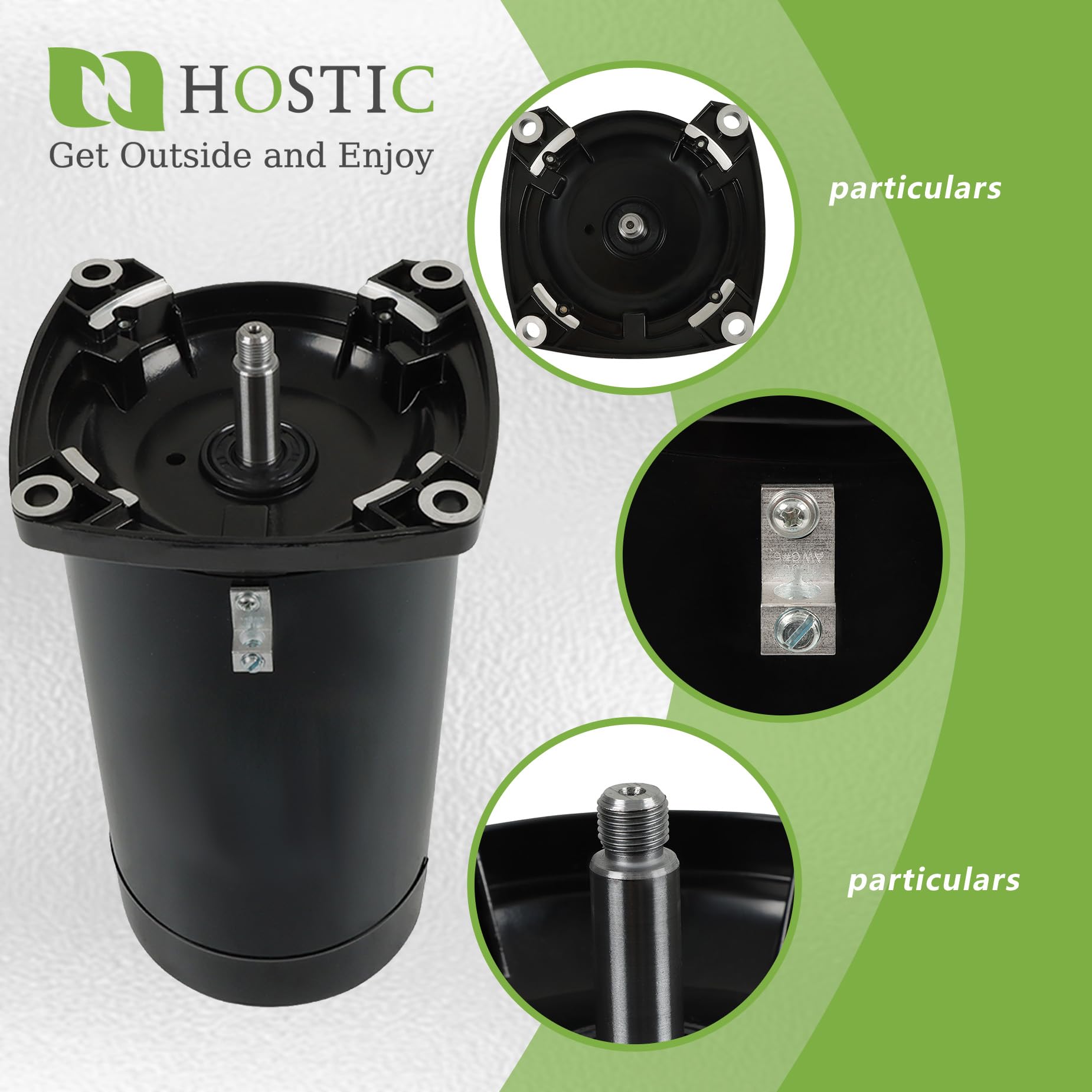 Snapklik.com : USQ1102 Pool Pump Motor 115/230volts 1hp Single Speed ...