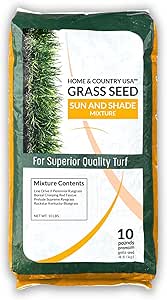 Amazon.com : Sun and Shade Grass Seed Mix 10 lb : Patio, Lawn & Garden