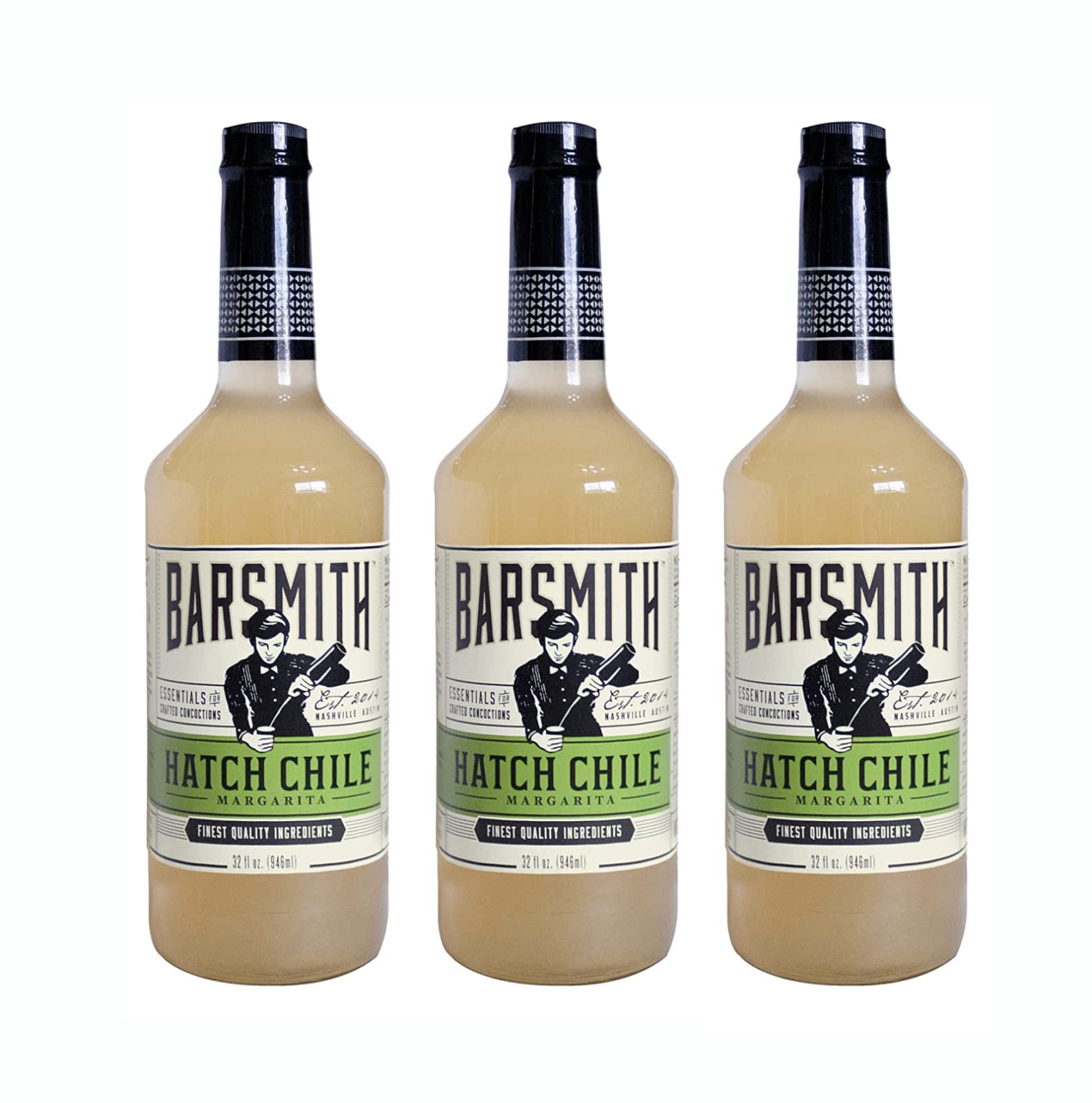 Buy Barsmith Bar Essentials Hatch Chile Margarita Mix, Perfect Blend of ...