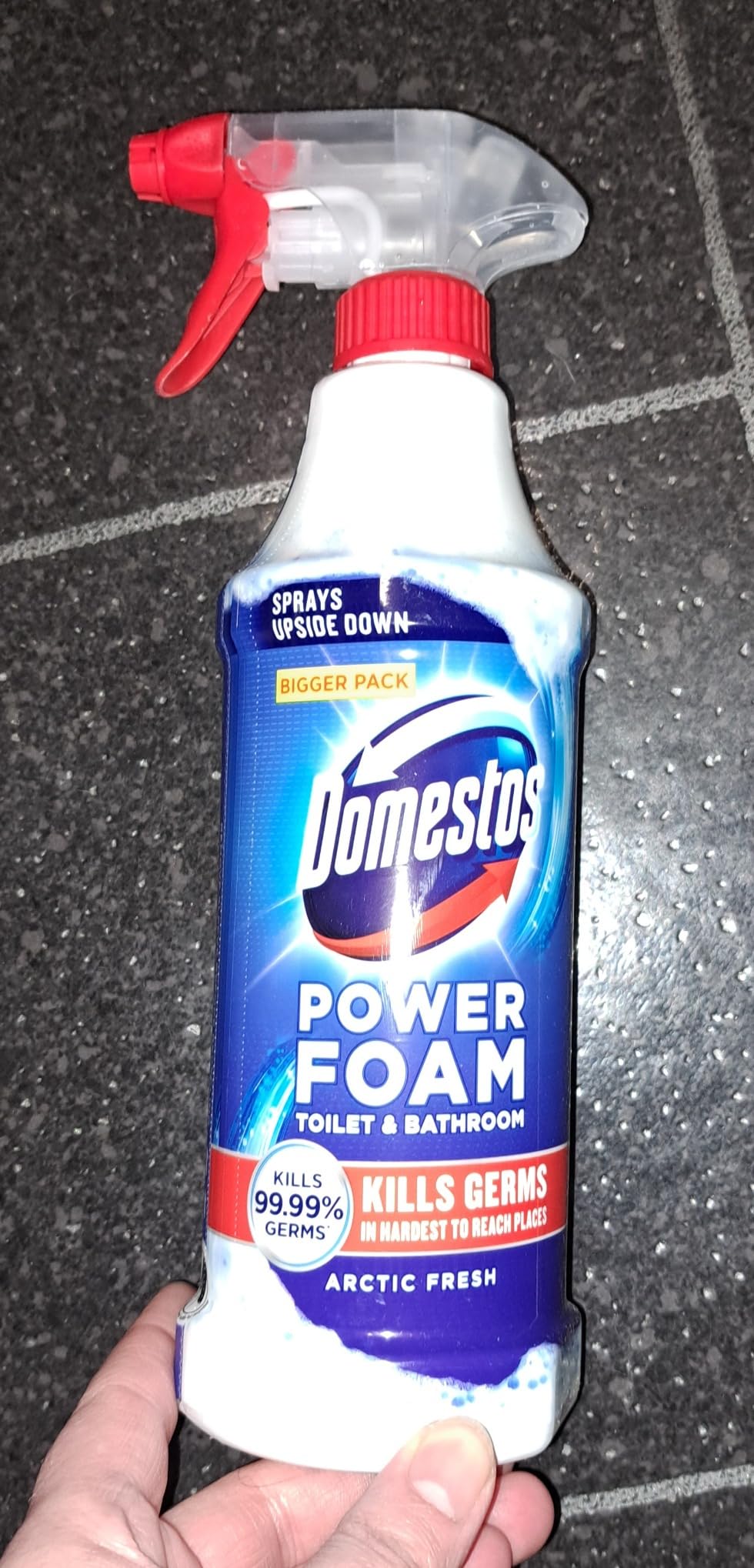 Domestos Power Foam Arctic Fresh Toilet & Bathroom Cleaner Spray sprays ...