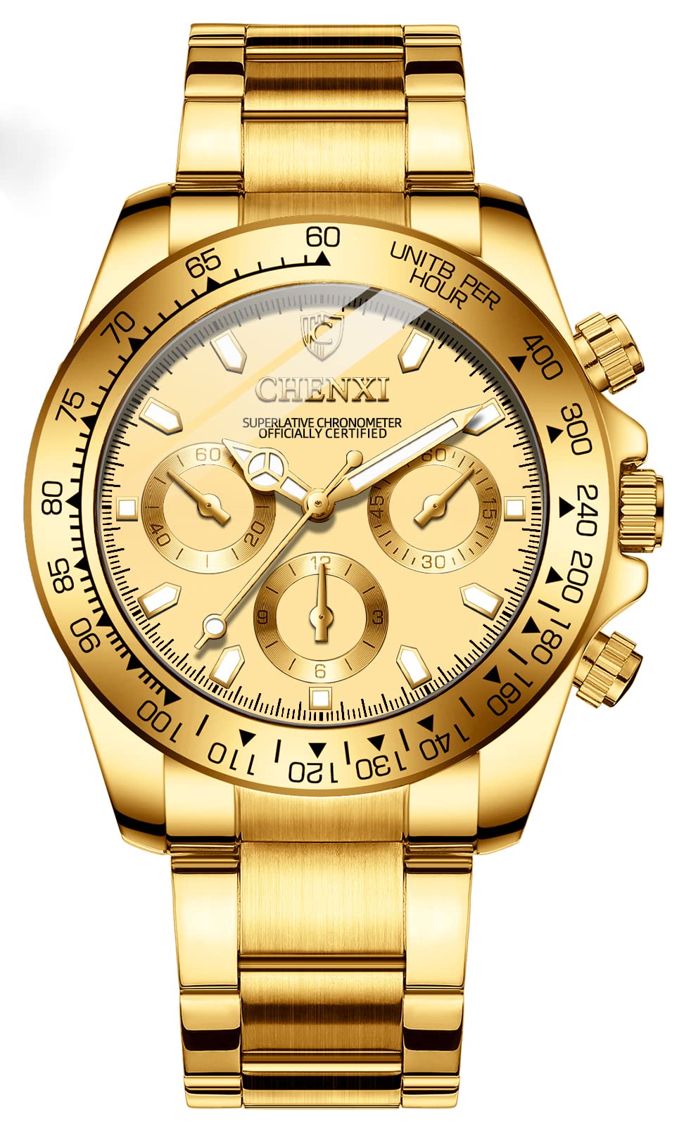 Amazon.com: FANMIS Classics Business Analog Watch Big Face Quartz ...