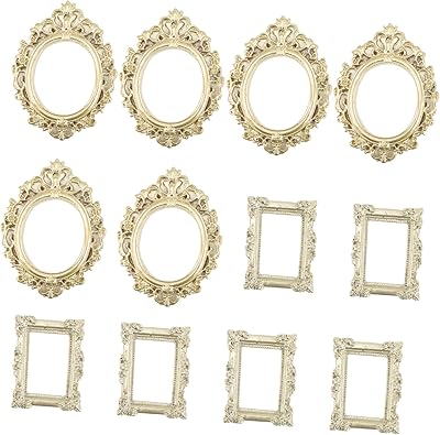 Amazon.com - Abaodam 12Pcs Vintage Resin Picture Frame Antique Photo ...