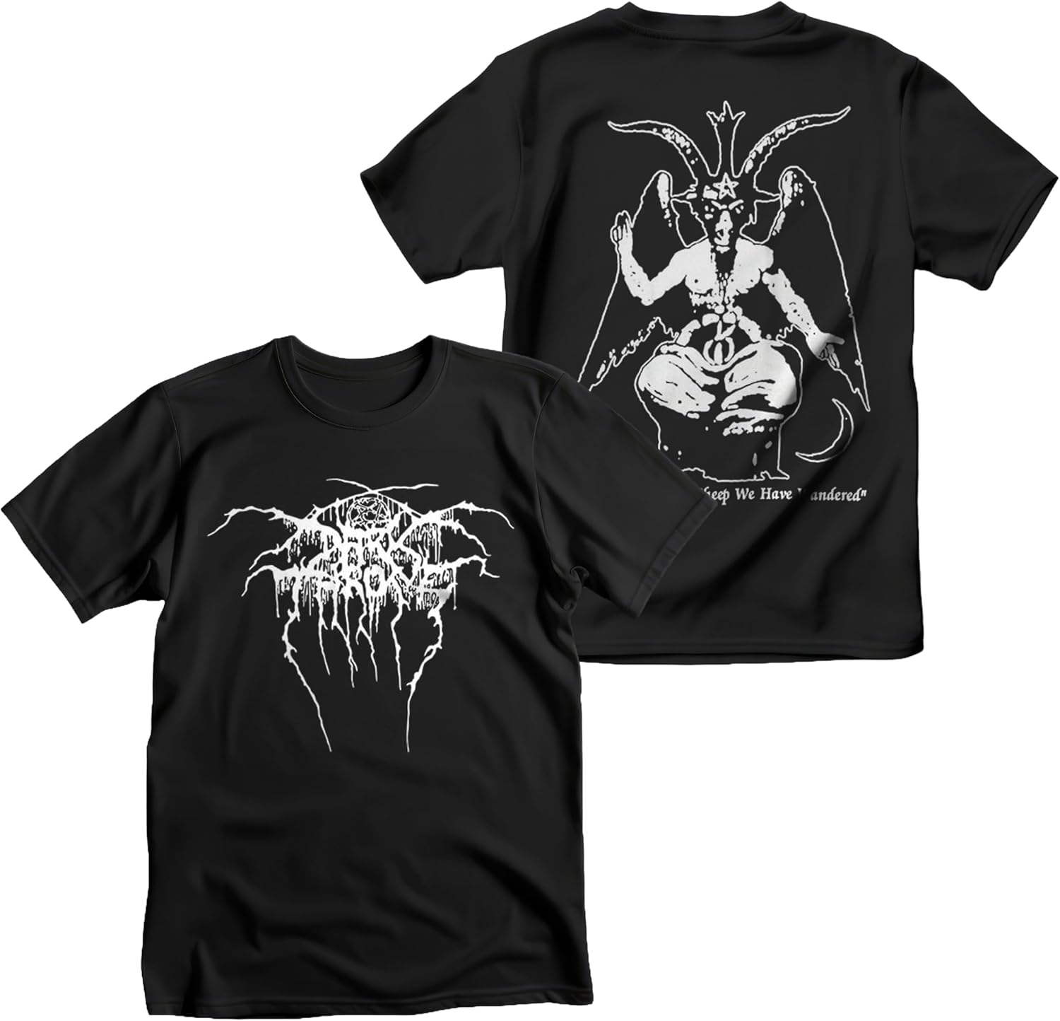 Amazon.com: Darkthrone Men's Baphomet T-Shirt Black Small | Officially ...