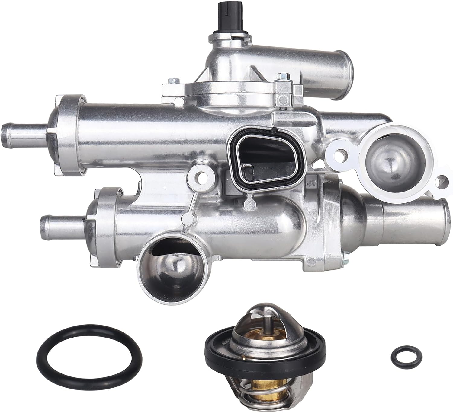 Amazon.com: Engine Coolant Thermostat Housing Upgraded Aluminium ...