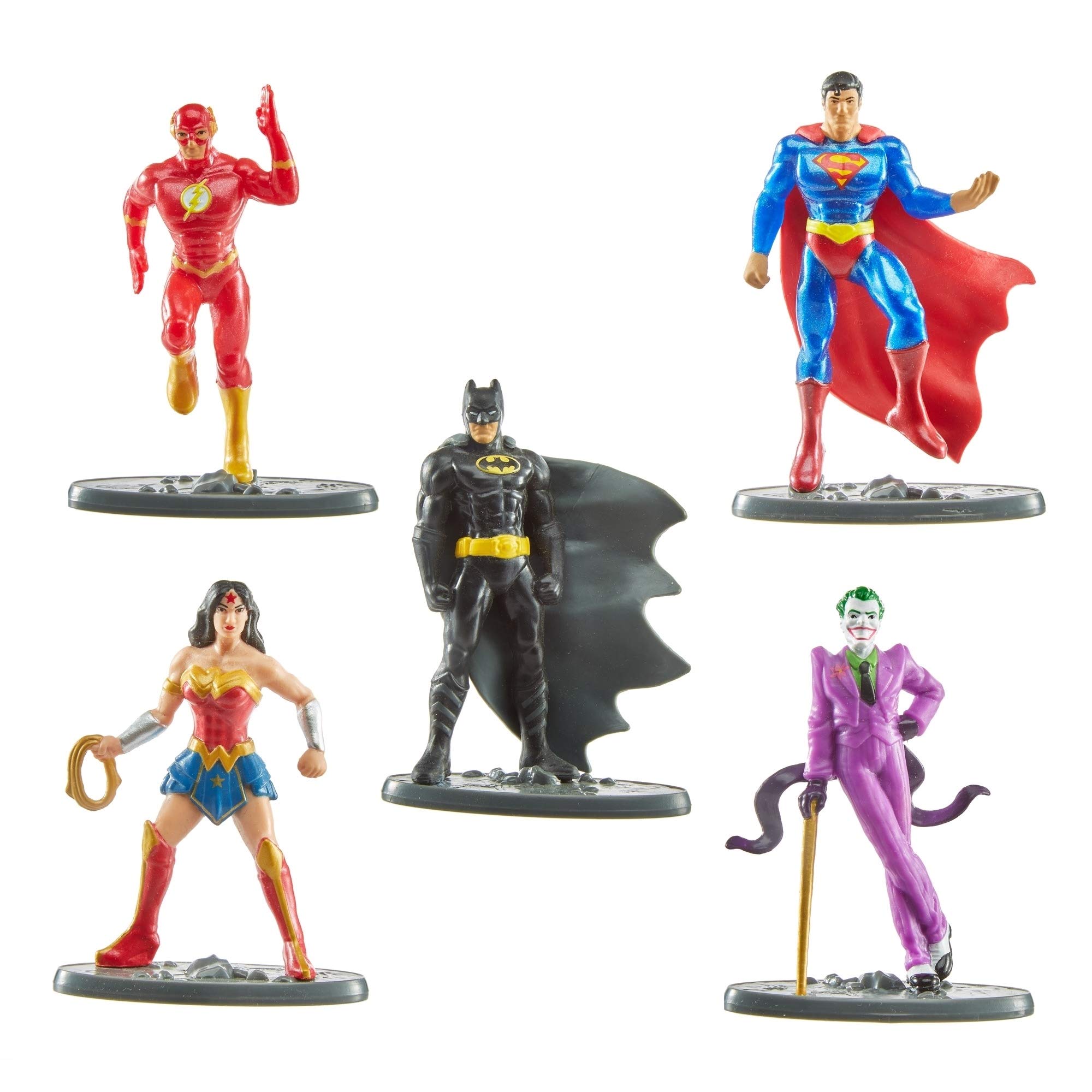 Amazon.com: DC Justice League Collectible 2" High Figures, Set of 5 ...