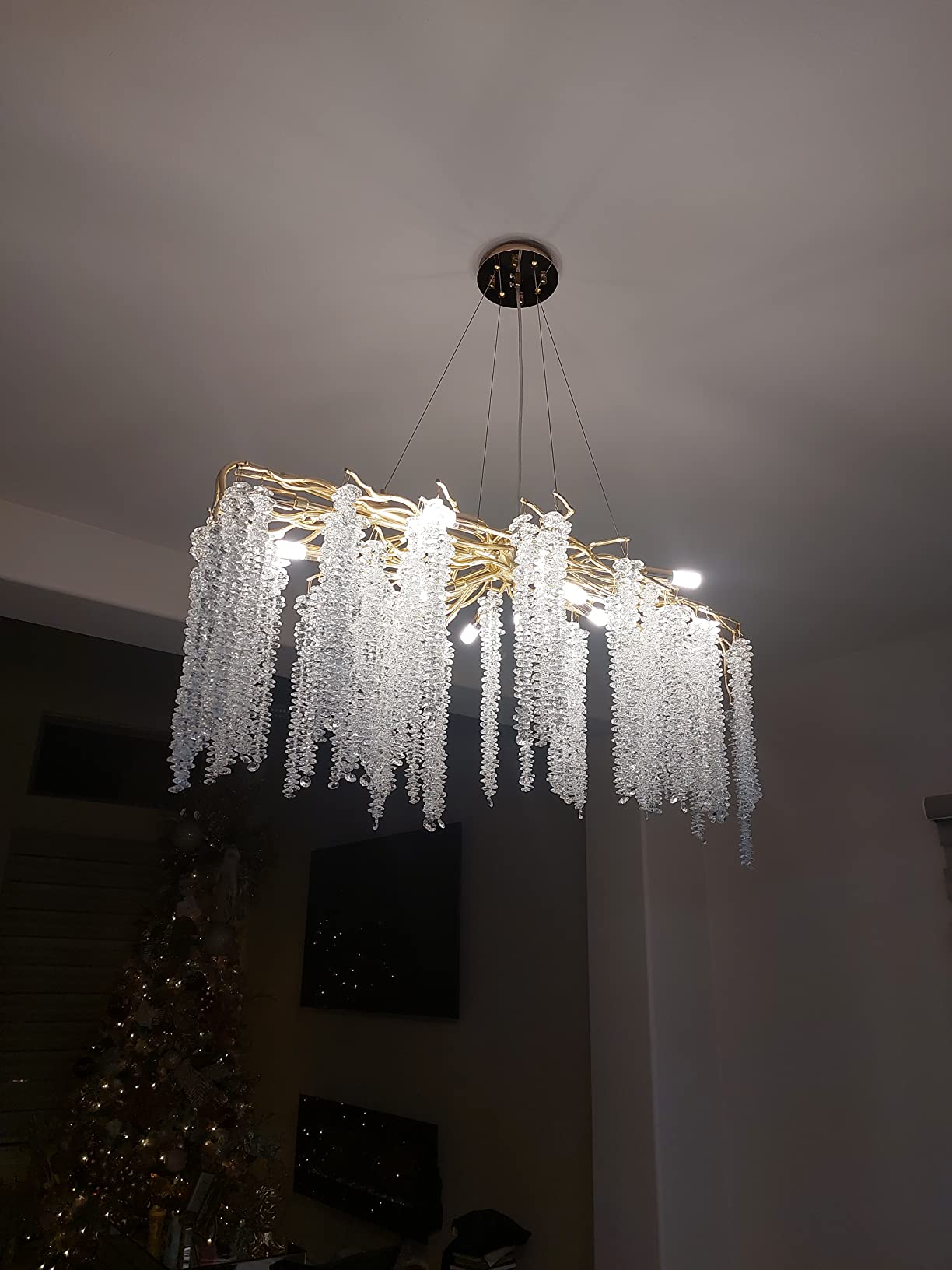 $29/mo - Finance TMAFON Modern Crystal Chandelier for Dining Rooms ...