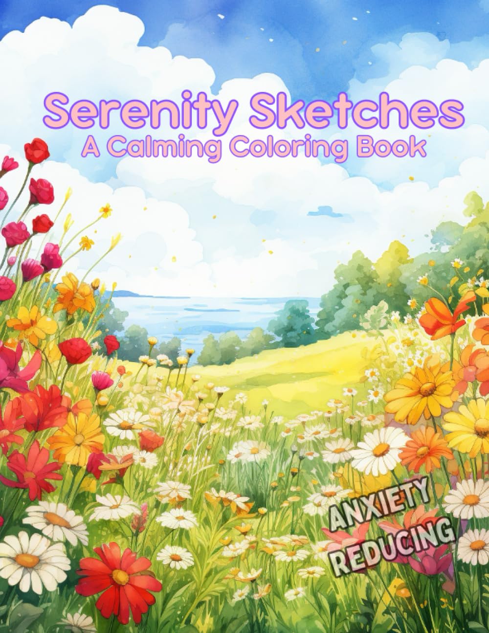 Amazon.com: Serenity Sketches: Anxiety Reducing & Calming Coloring Book ...