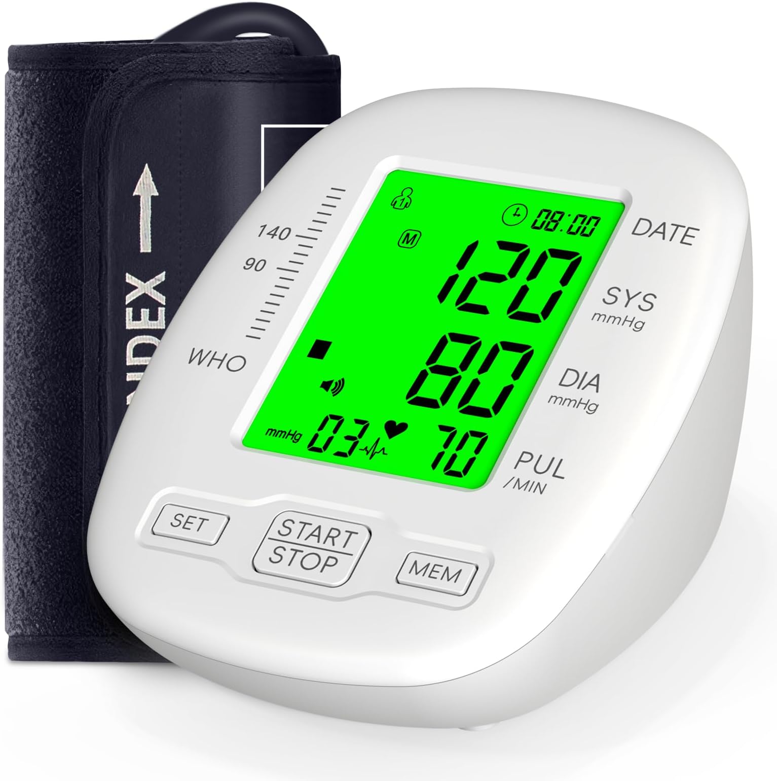 Amazon.com: Blood Pressure Monitor, Blood Pressure Cuff 22-42cm - 2 * ...