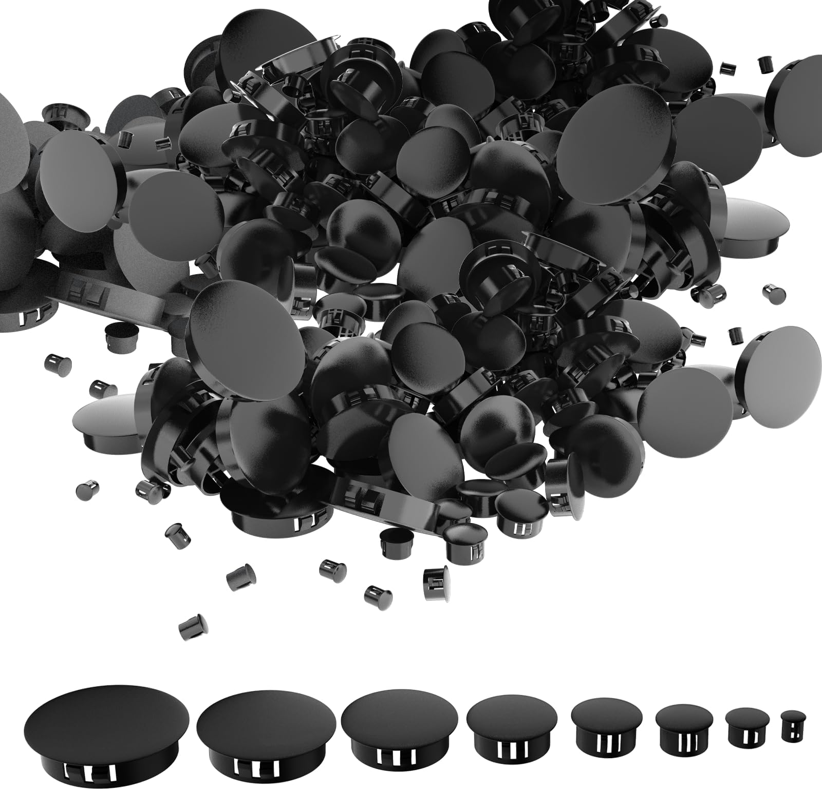 170 STK. Gummitüllen Set, Blindstopfen Gummi Sortiment ...