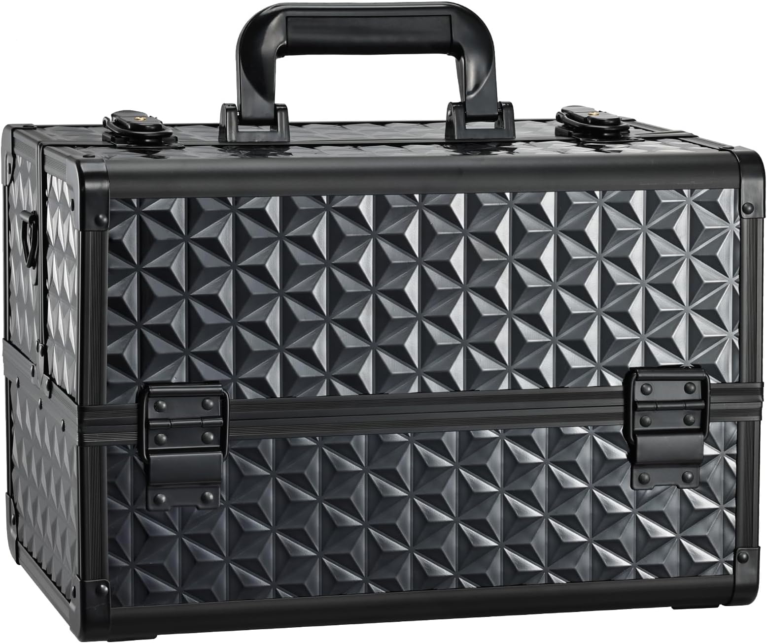 Amazon.com : SHANY Chic Makeup Train Case Cosmetic Box Portable Makeup ...