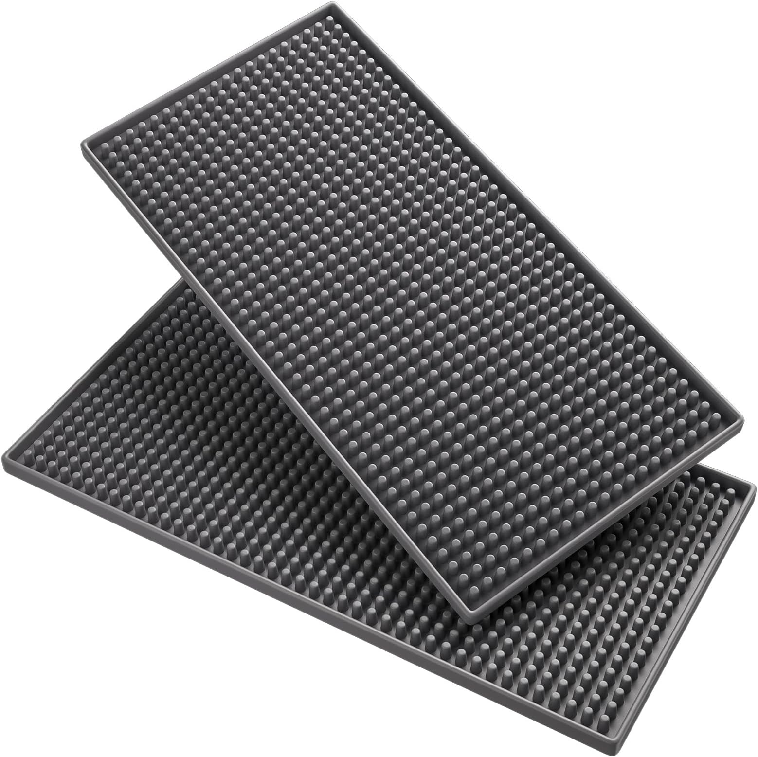 Amazon.com: SYOLOS 2 pcs Premium Bar Mat 12 x 6 inches (Pack of 2 ...