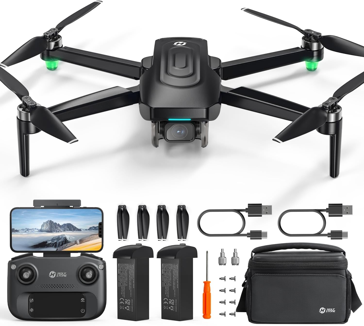 Amazon.com: Holy Stone GPS Drone With 4K EIS Camera For Adults, HS175G ...