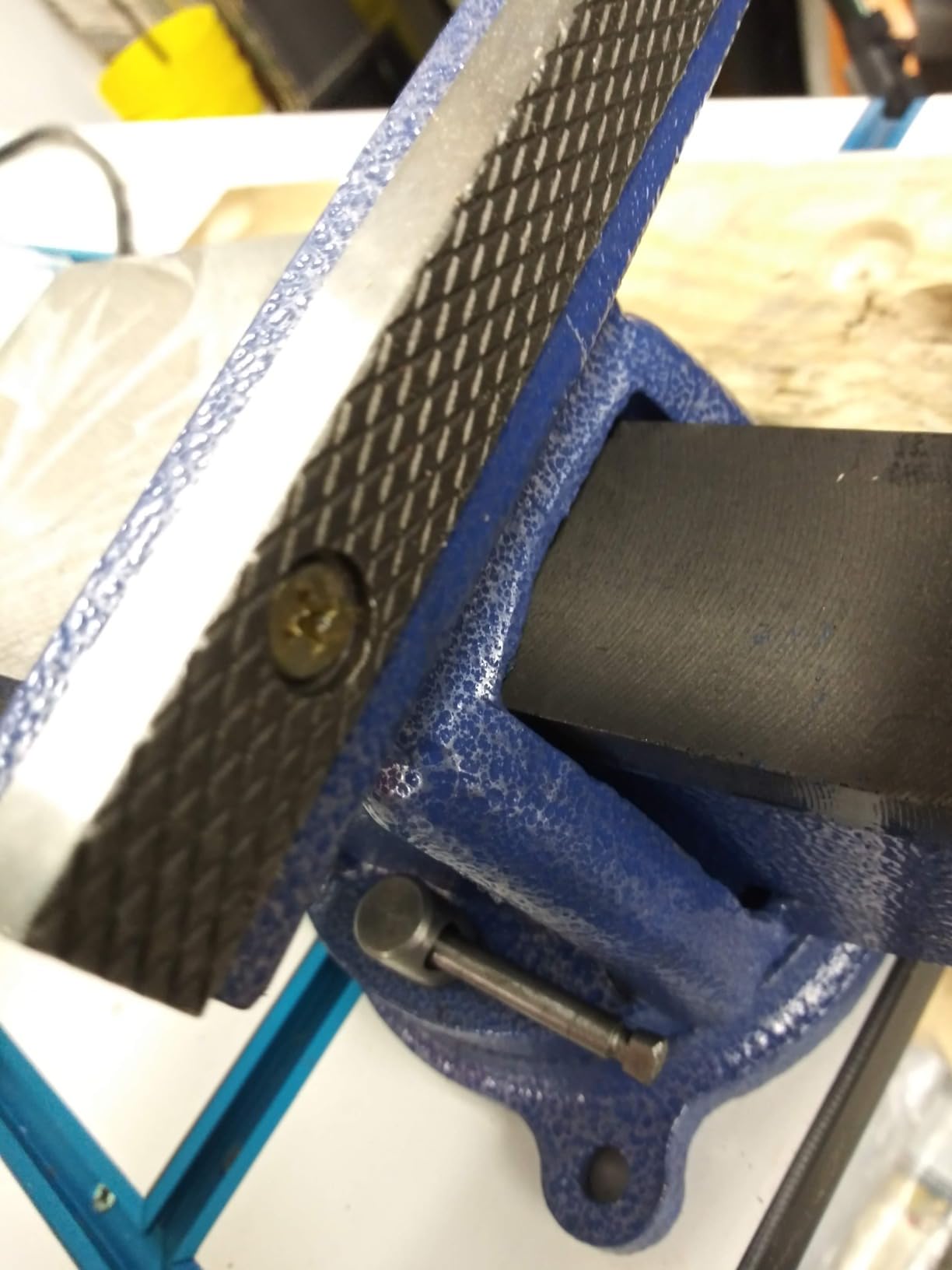 $11/mo - Finance Nakkaa 5" Bench Vise Ductile Cast Iron Bench Vise with ...