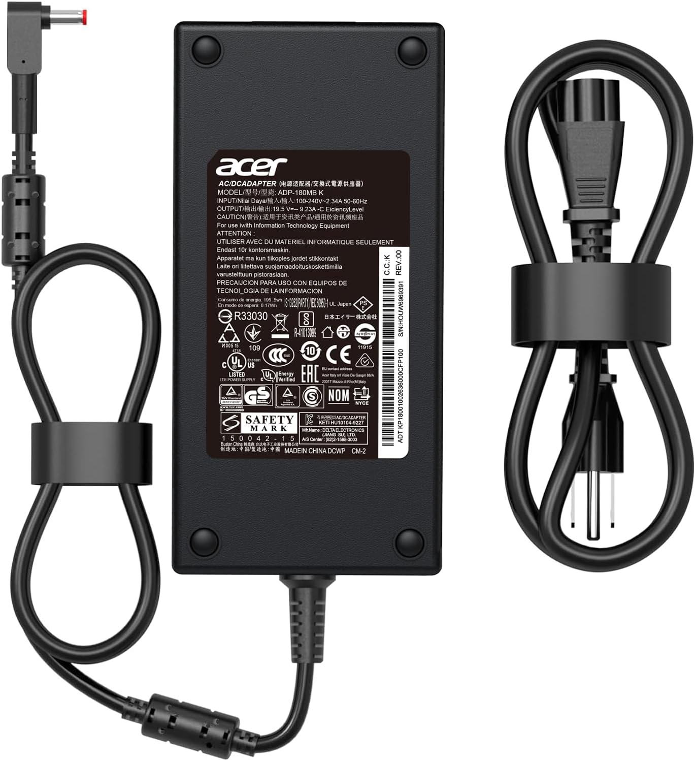 Amazon.com: 180W Laptop Charger for Acer ADP-180MB K Predator Helios ...